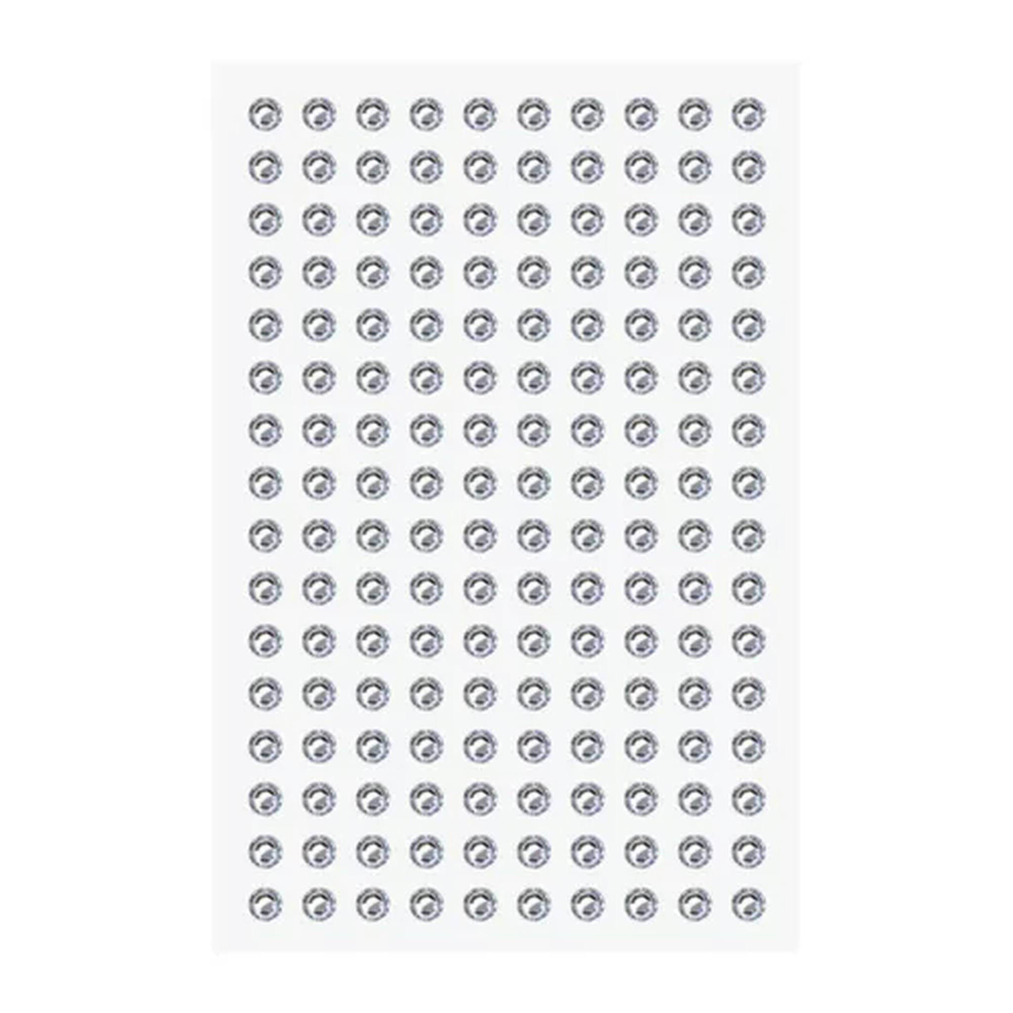HOOUN Self Adhesive Face Hair Gems Rhinestones Crystal Sticker Body ...