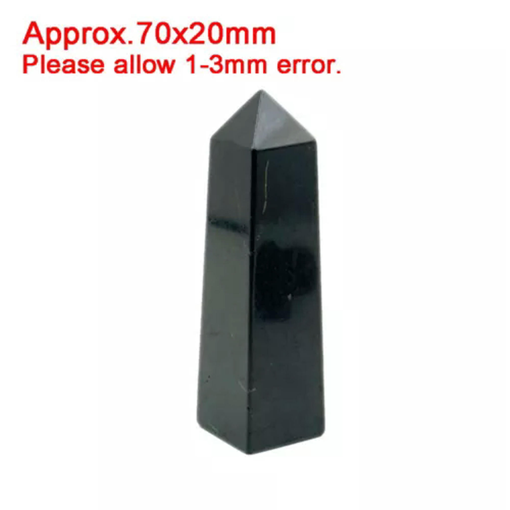HOOUN Shungite Point Obelisk Tower EMF Radiation Protection Crystal ...