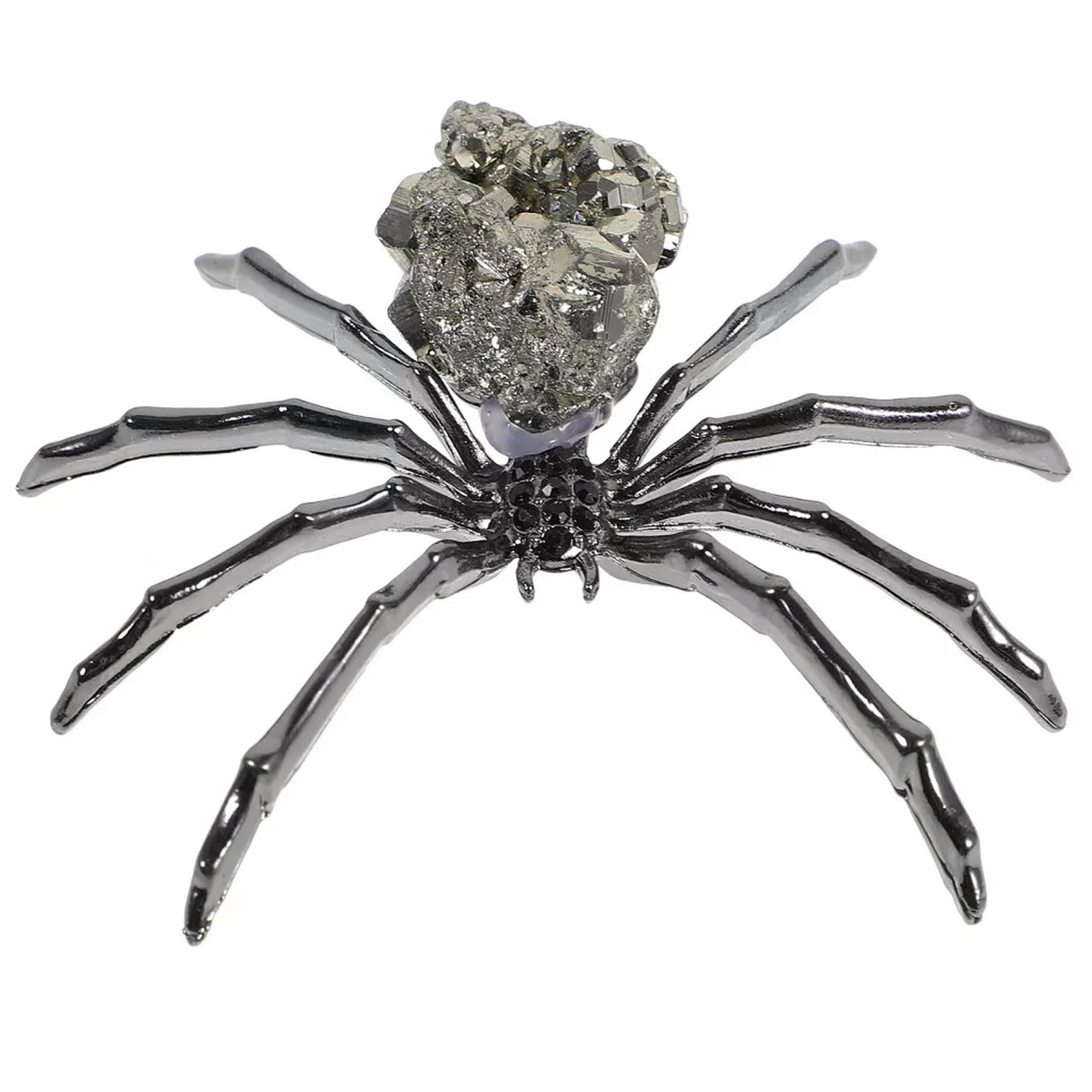 HOOUN Spider Prop Simulated Decorations Hand Blown Art Desktop Spiders ...