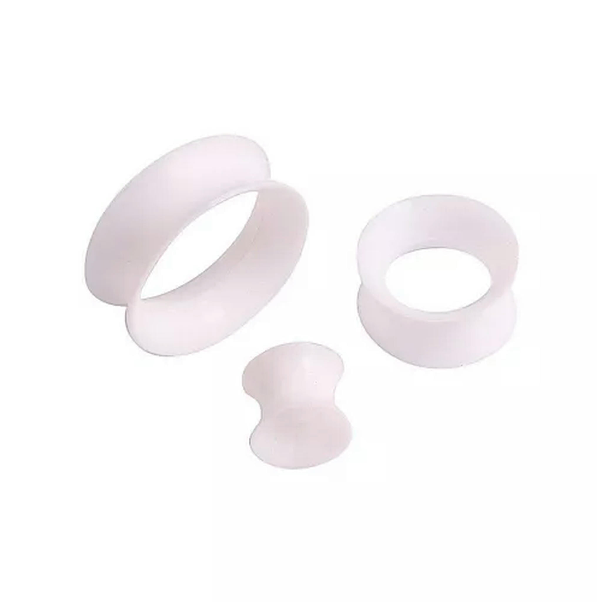 HOOUN Thin Flexible Silicone Ear Tunnels Plugs Flared Flesh Gauges ...