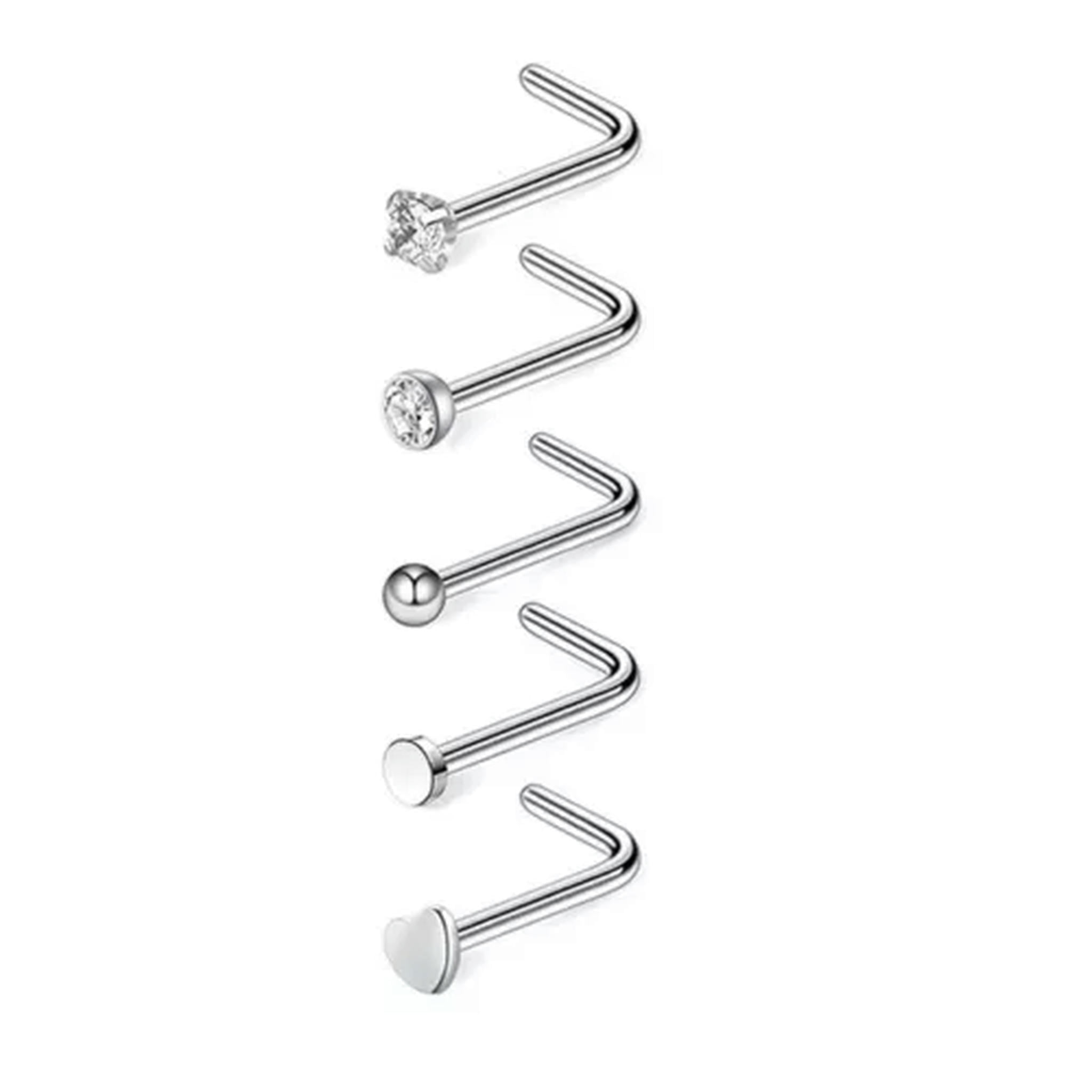 HOOUN Tragus Bars Labret Monroe Nose Hoop Piercing Helix Cartilage Ear ...