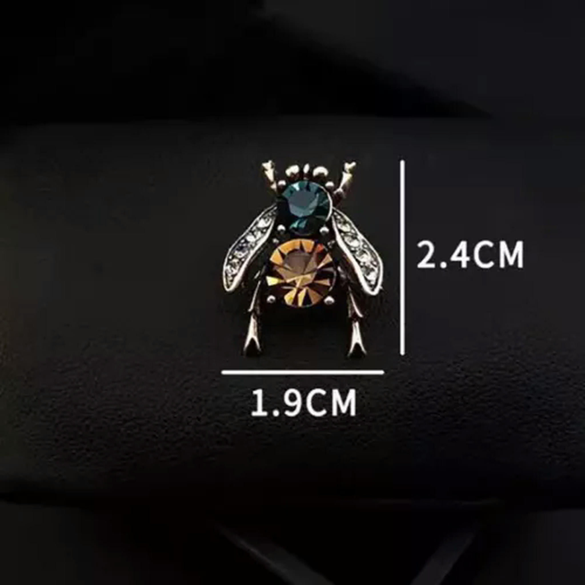 HOOUN Vintage Bee Rhinestone Brooch Trend Creative Insect Corsage ...