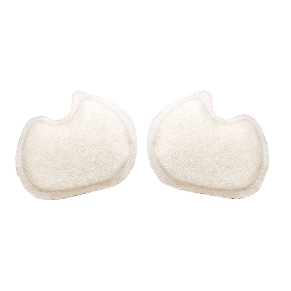 HOOWIFFY 1 Pair Feet Care Pads Wool Felt For Shoes Pressure Reduction ...