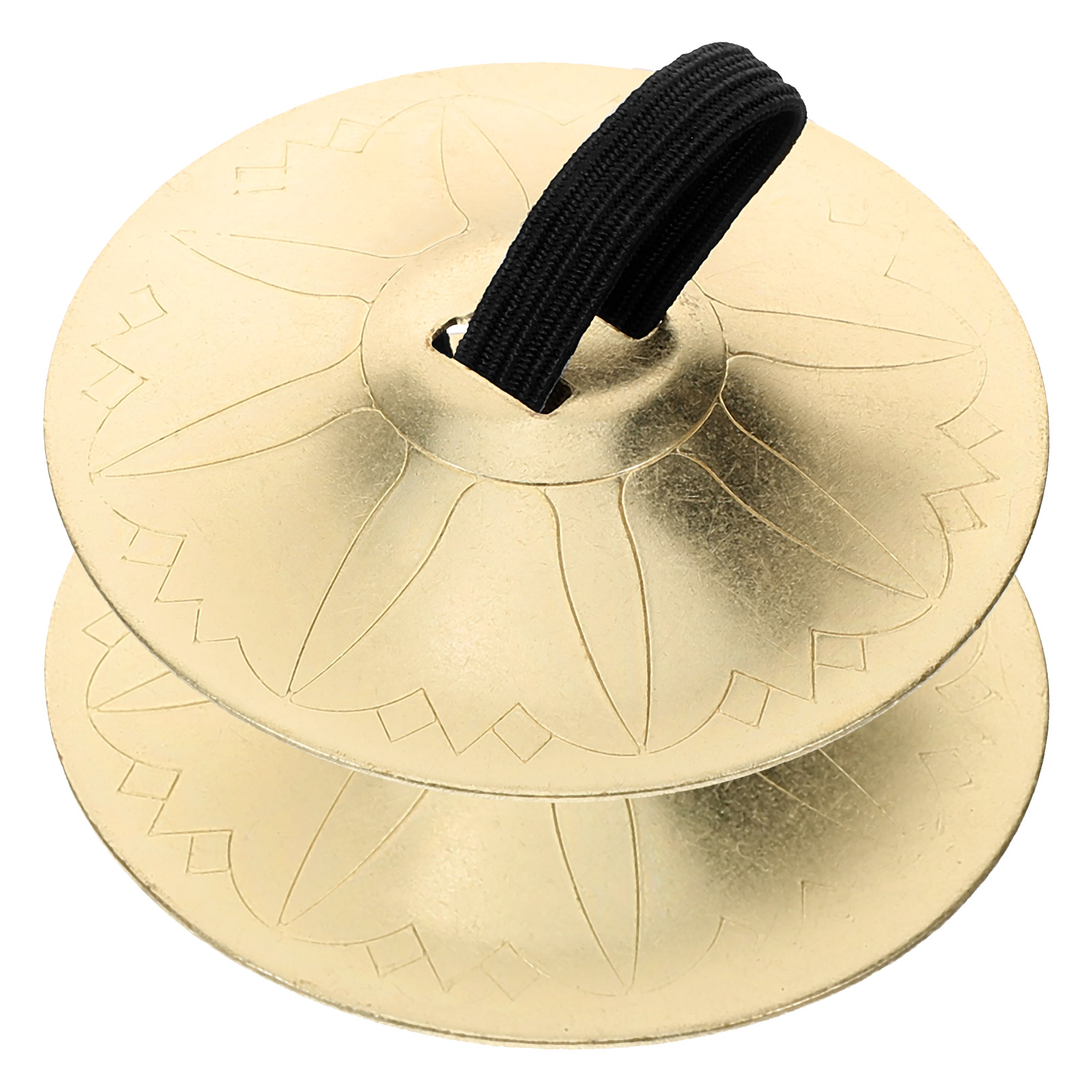 HOOWIFFY 1 Pair Alloy Finger Cymbals Copper Traditional Style Hand ...