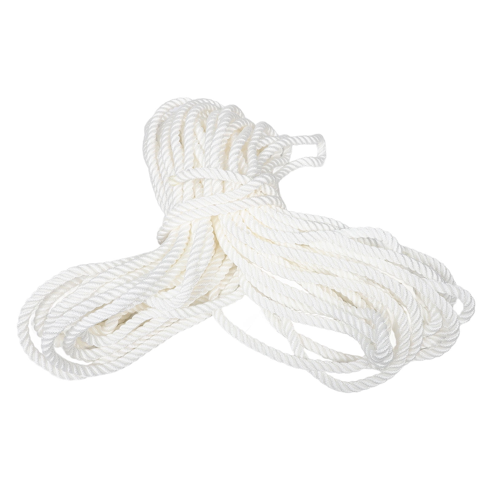 HOOWIFFY 1 Roll Nylon Marine Rope Boat Lines For Mooring White For ...