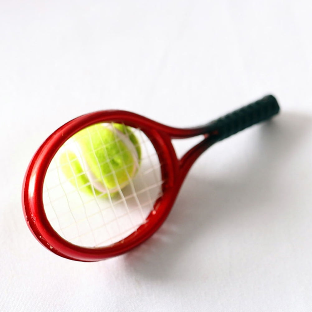 HOOWIFFY Toy Tennis Racket Decor Plastic Decorative Accessory for ...