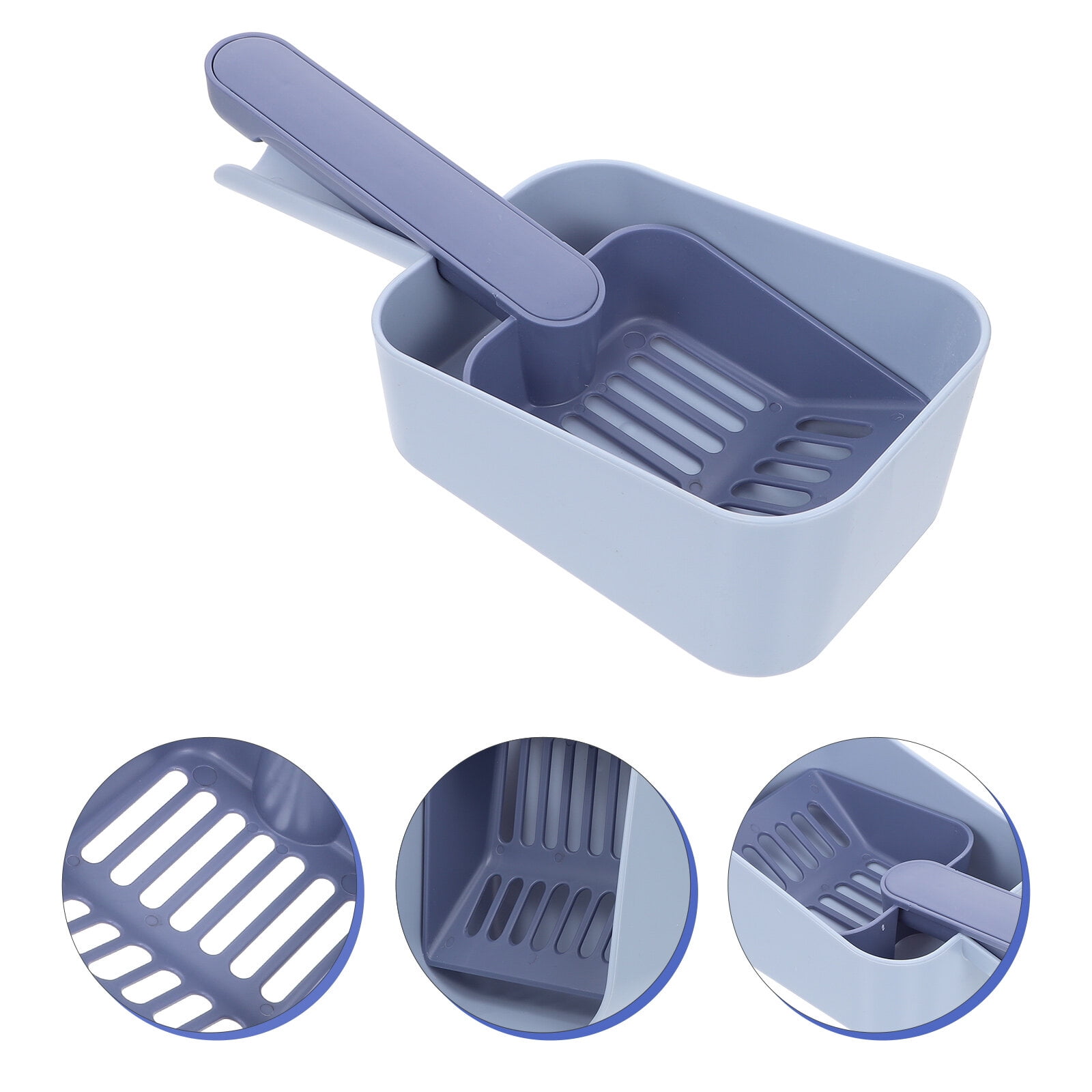 HOOWIFFY Cat Litter Scoop with Wide Mouth Design, Handle, Efficient Pet ...