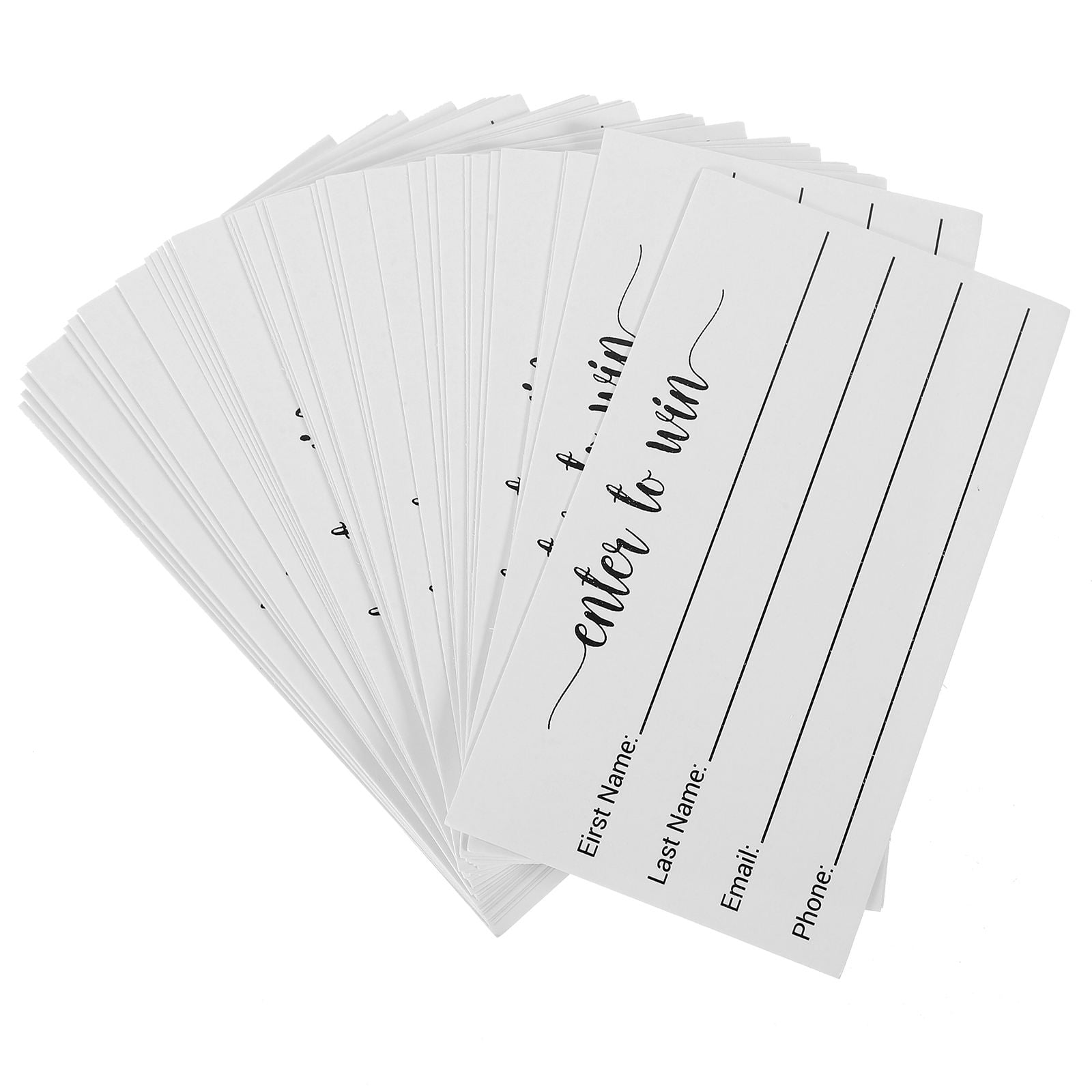 HOOWIFFY Raffle Ticket Sheets Contest Entry Multi Colored 100Pack ...