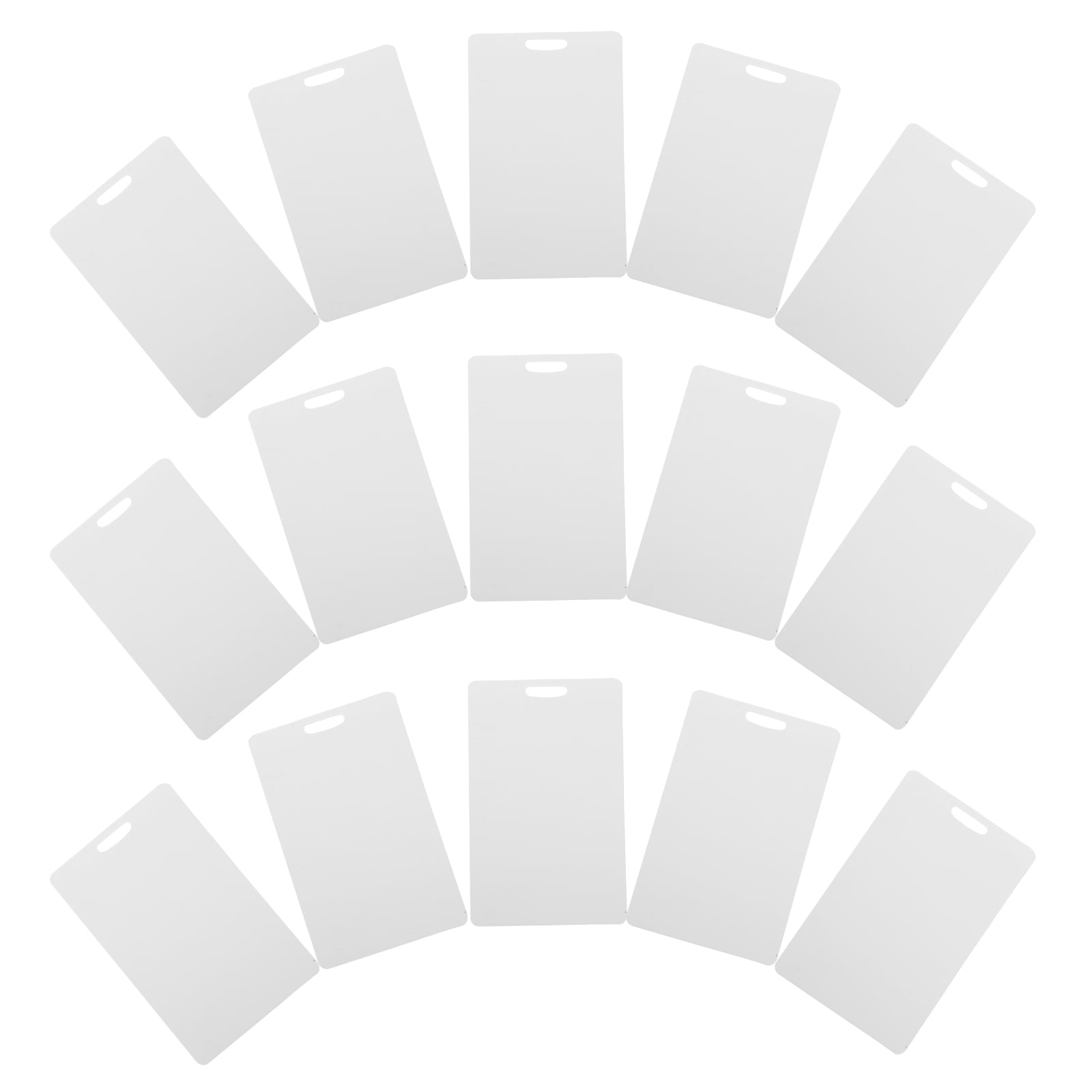 HOOWIFFY 100Pcs Plastic Name Tags For Name Label Diy Projects 8.6x5.4x0 ...