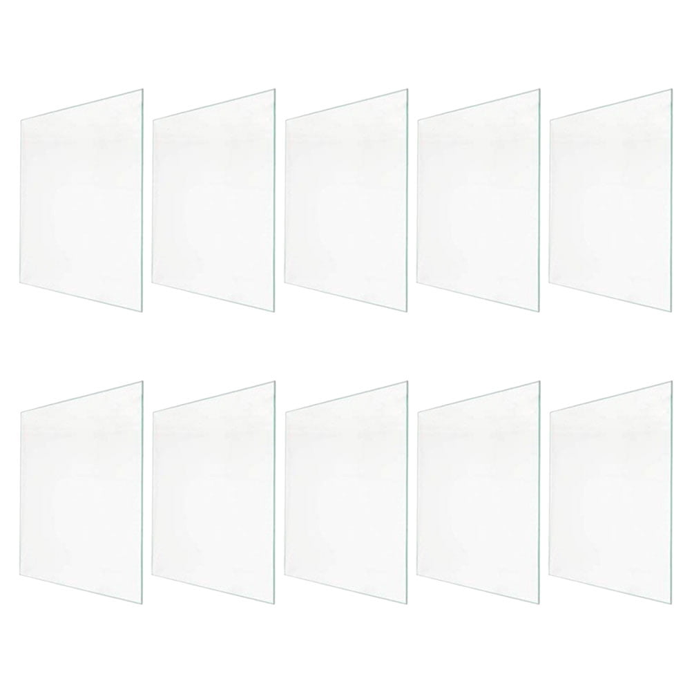 HOOWIFFY 10Pack Clear Transparent Acrylic Sheets For Home Decor ...