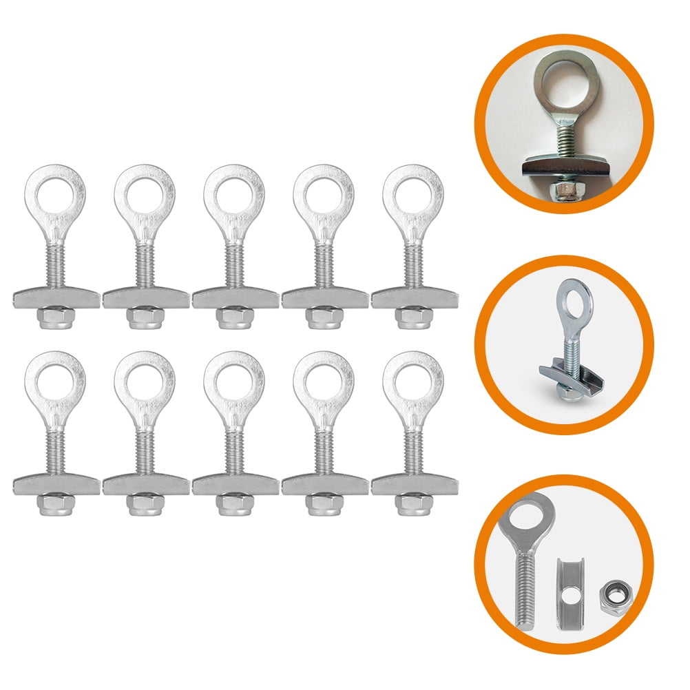 HOOWIFFY Bike Chain Tensioner Regulator Galvanization 10Pcs 0.4x1x2in ...