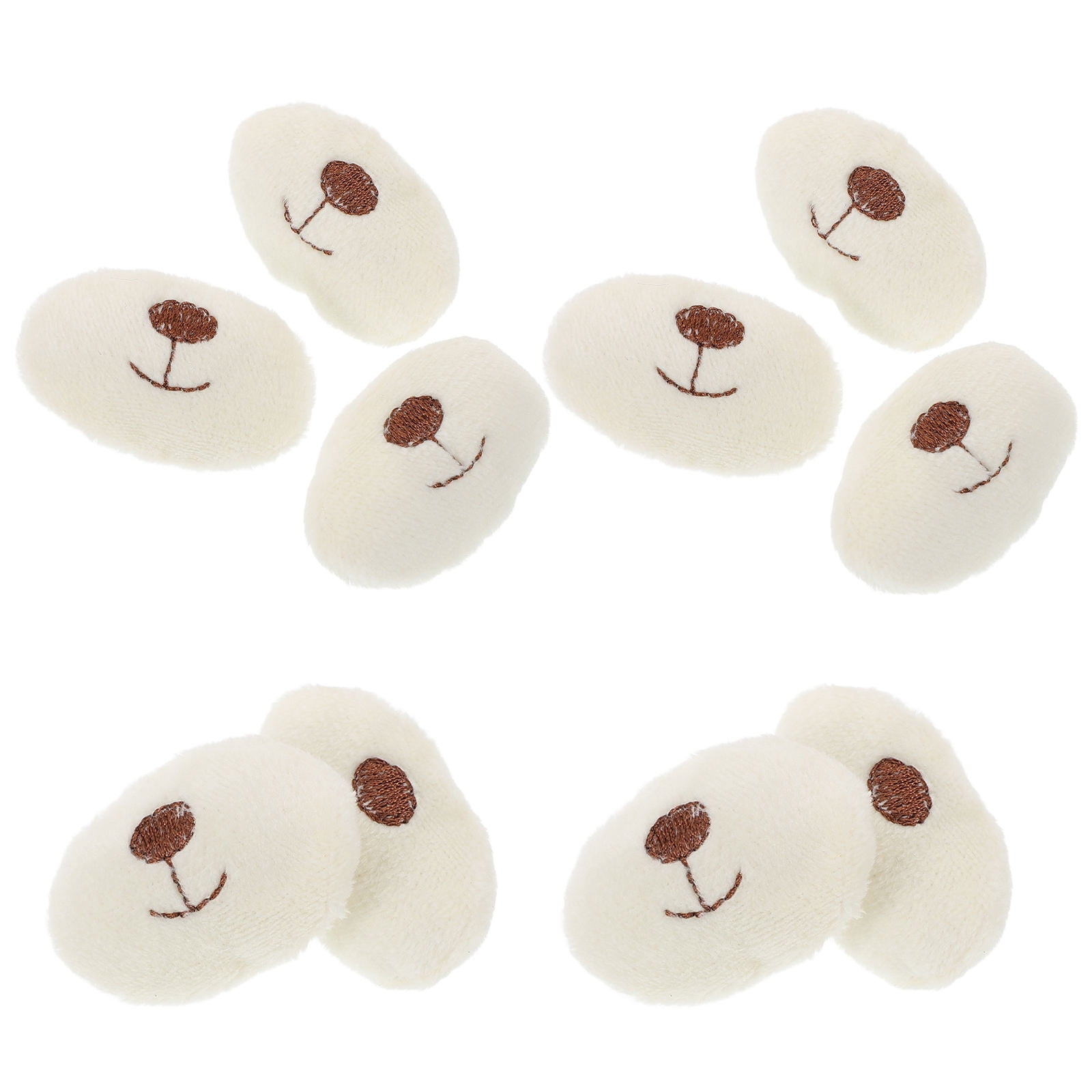 HOOWIFFY 10Pcs DIY Craft Nose for Stuffed Animals Fabric Nose for Plush ...