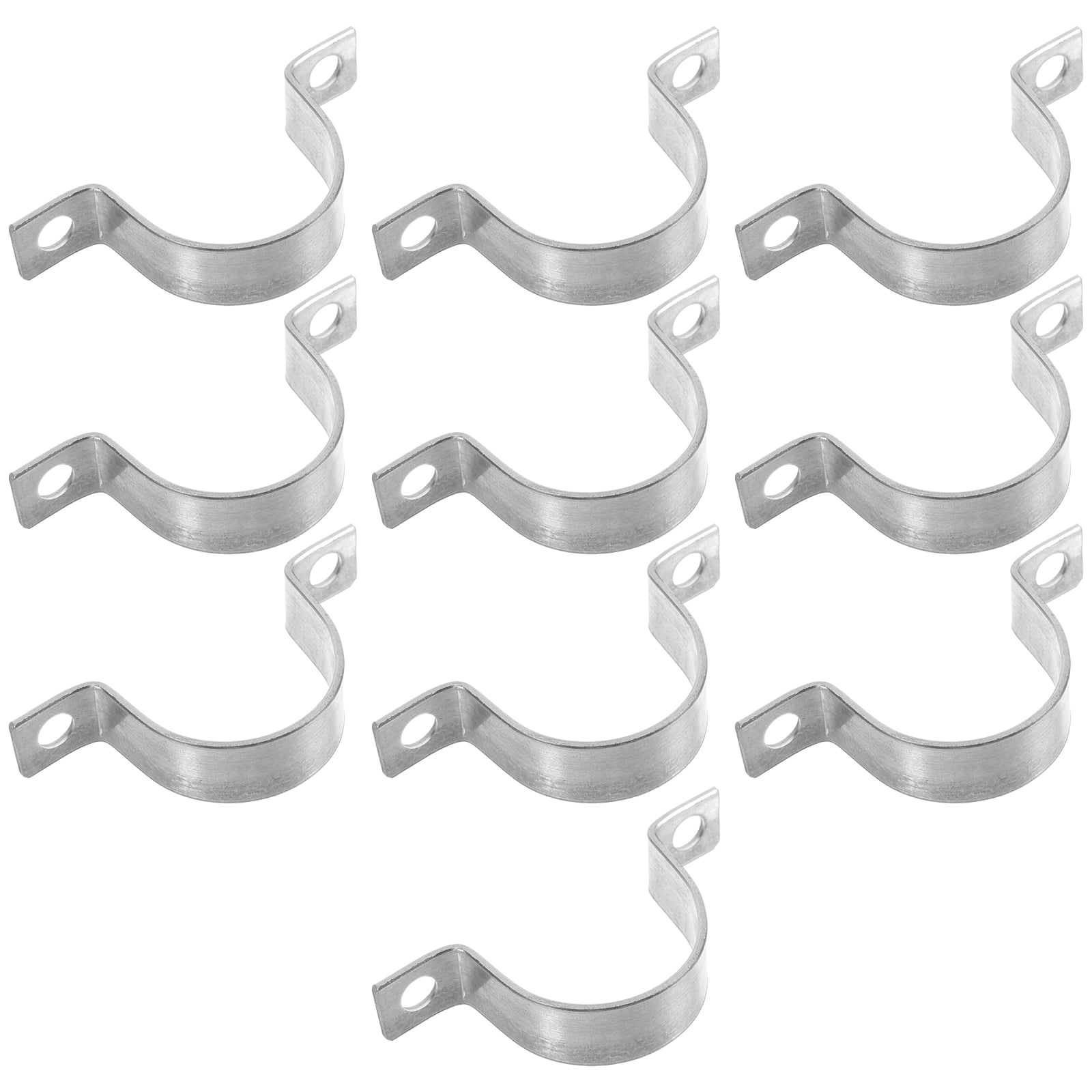 HOOWIFFY 10Pcs Multifunctional Galvanized Pipe and Cable Clamps with ...