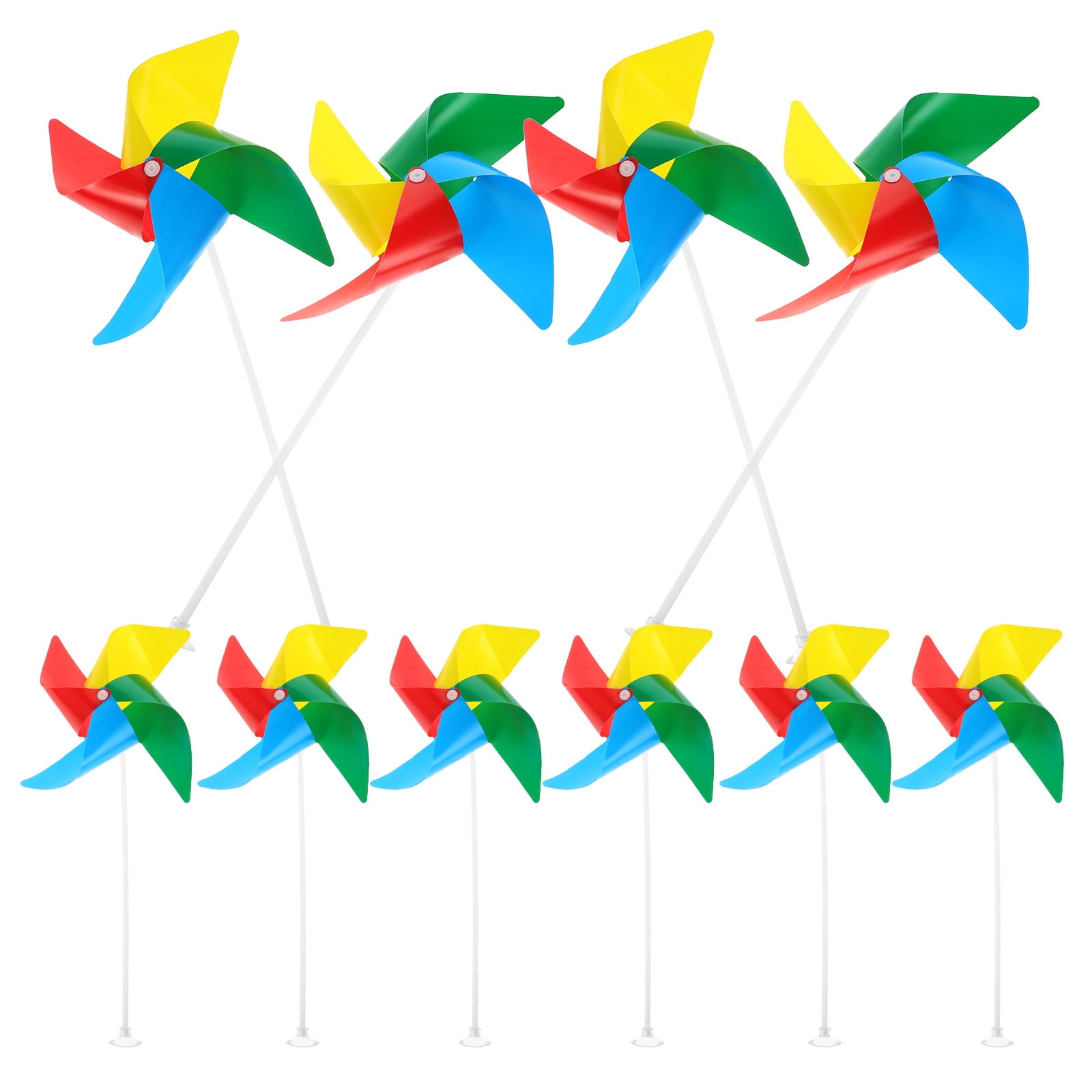 HOOWIFFY Vibrant Multi-Color Pinwheels, Perfect for Festive Occasions ...