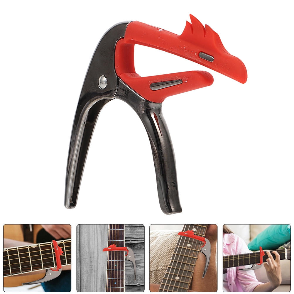 HOOWIFFY 1Pack Metal Color Capo for String Instruments Tone Modified ...
