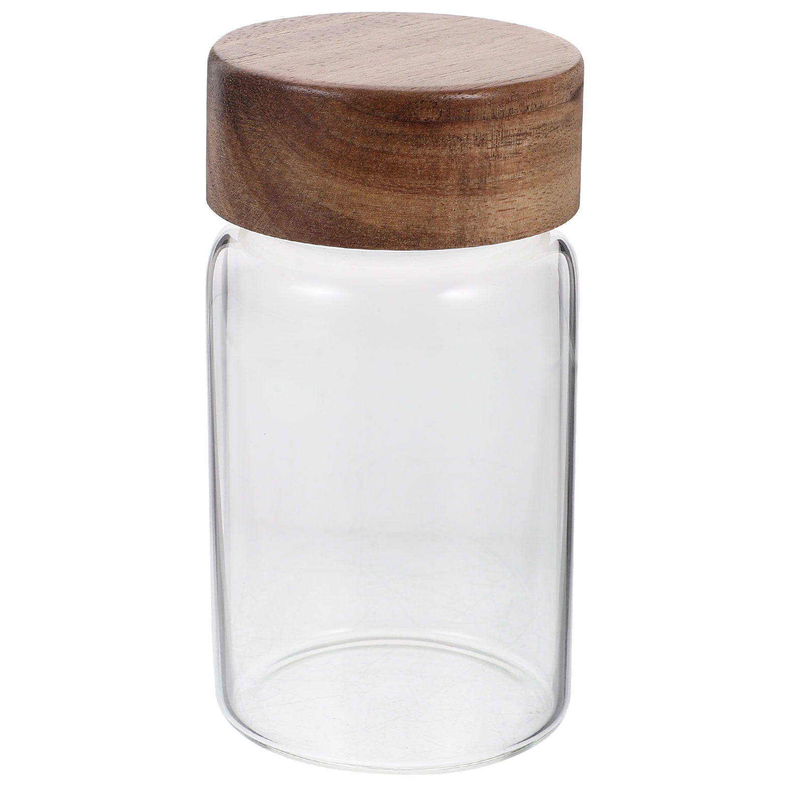 HOOWIFFY Airtight Jar Storage Jar Glass Wide Mouth Access Household ...