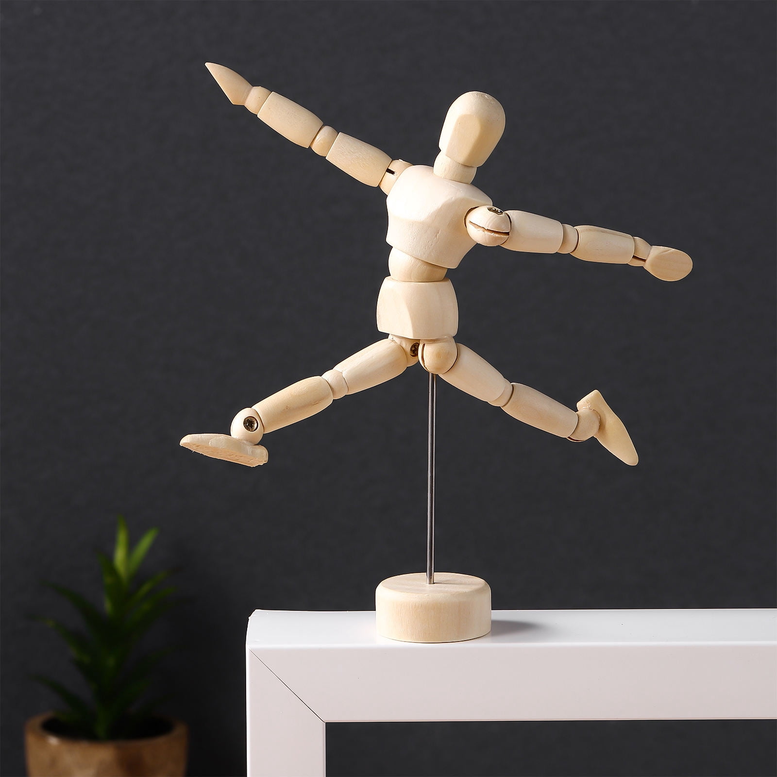 HOOWIFFY Figure Drawing Model Wood Mannequin Light Yellow 1Pack Drawing ...