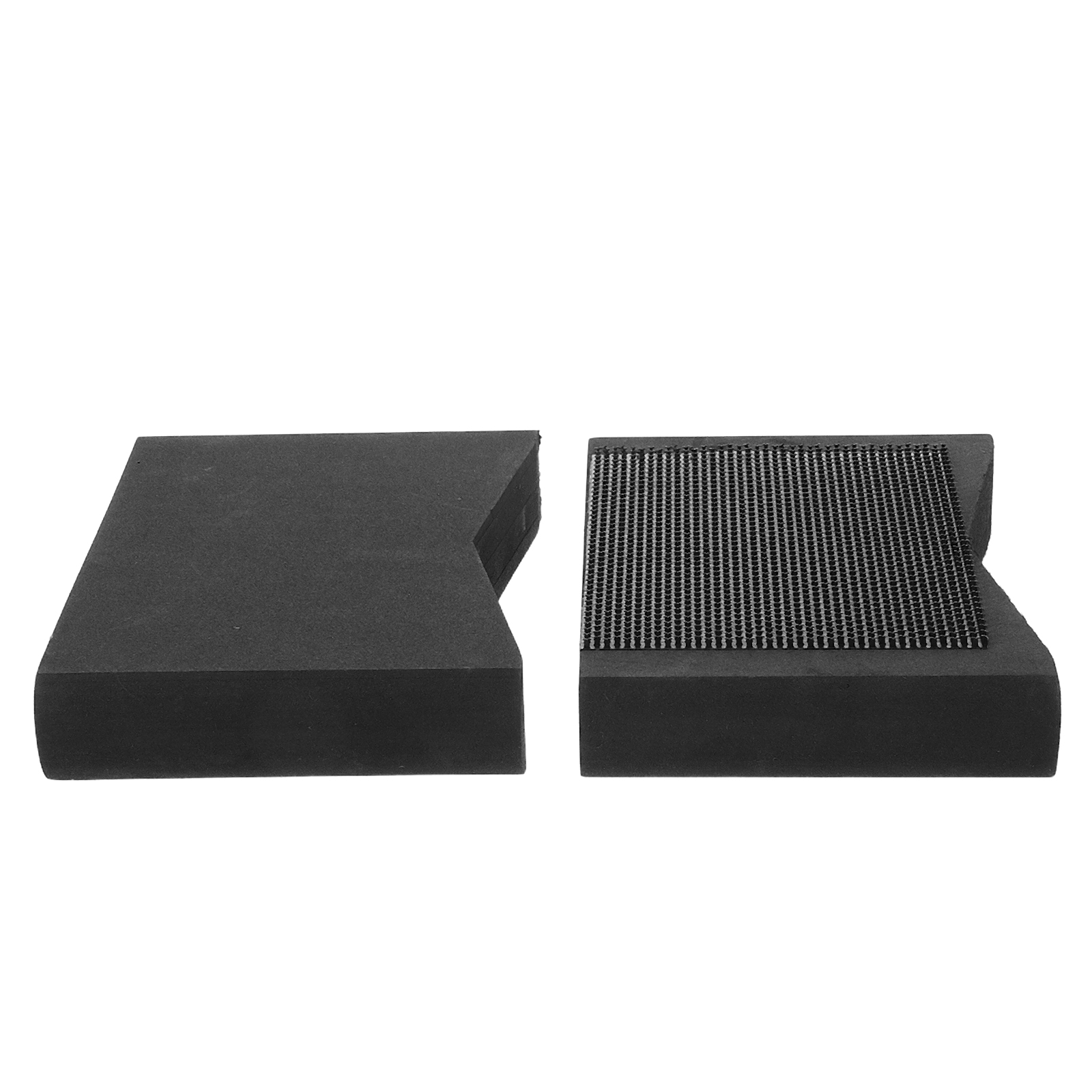 HOOWIFFY 1Pair Black Plastic Kick Blocks Drum Pedal Stopper Blocks Bass ...