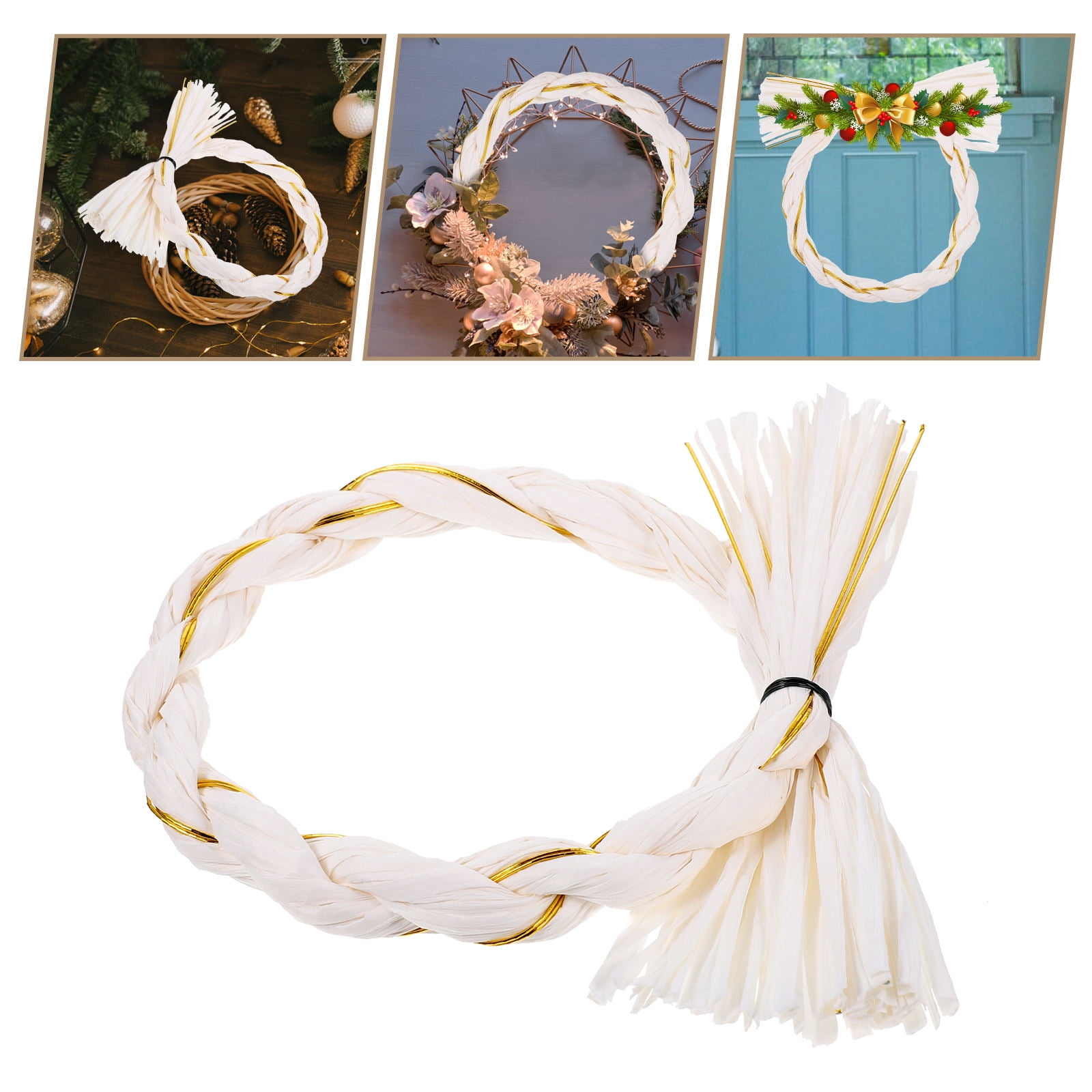 HOOWIFFY 1Pcs Diy Handmade Wreath Base Wreath for Front Door for DIY ...