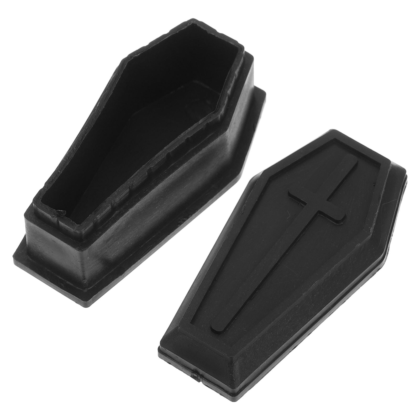 HOOWIFFY 1Pcs Miniature Coffin Prop Plastic Coffin Shape Classic For ...