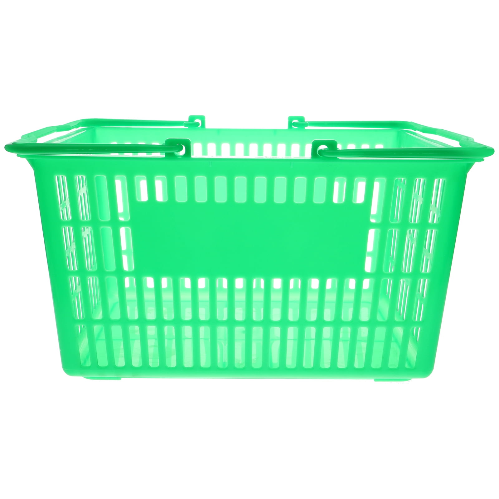 HOOWIFFY Storage Container Rectangular Plastic Basket Green 1Pack 15 ...