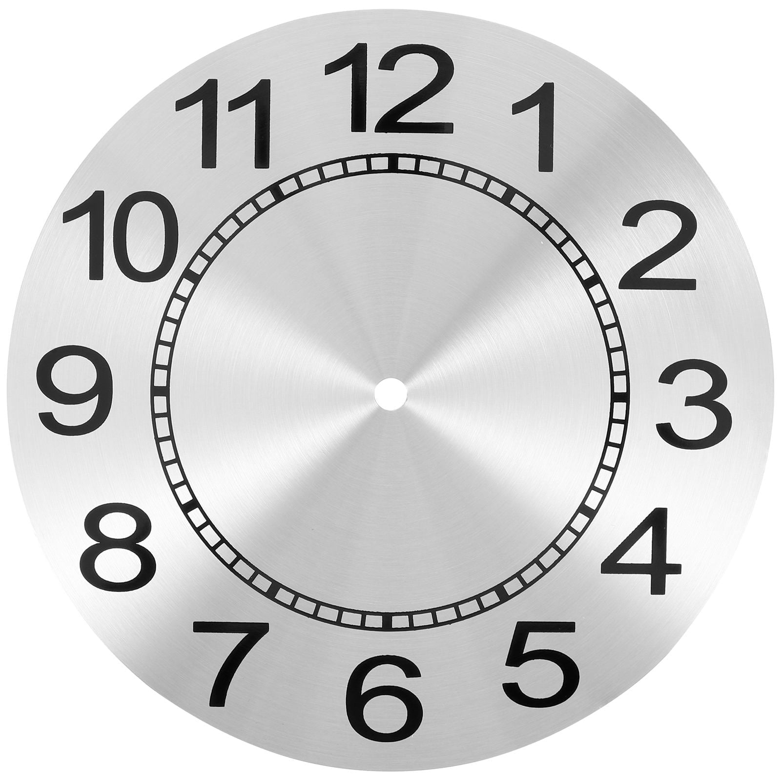 HOOWIFFY Aluminum Clock Face Replacement Dial for Wall Clocks, 1 Set ...