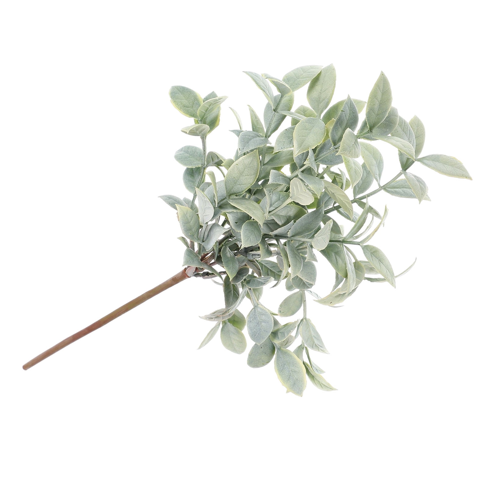 HOOWIFFY Faux Green Plant Stems for Home Decor, Artificial Greenery ...
