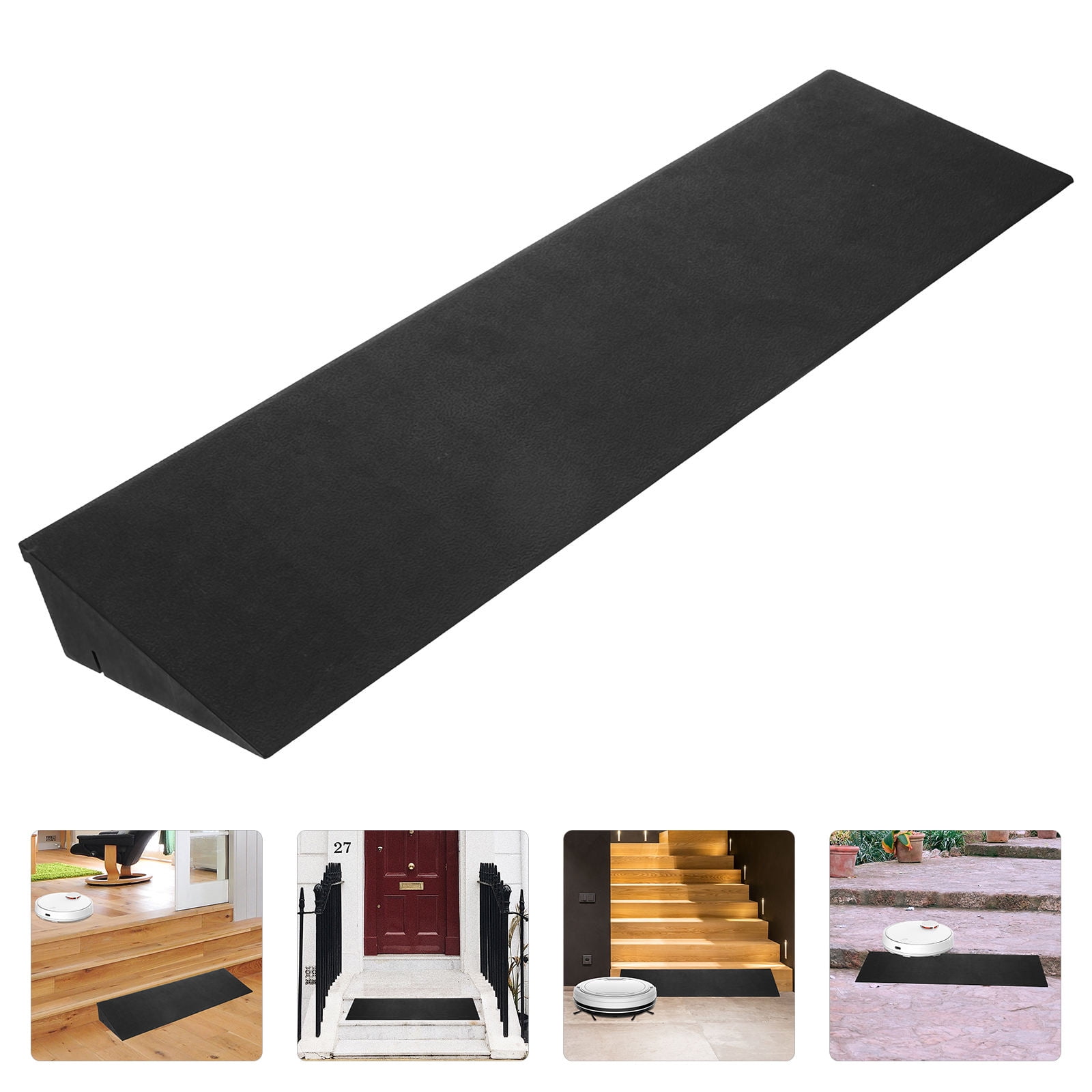 HOOWIFFY 1Set Black Rubber Ramp for Toy Car and Suitcase Indoor ...