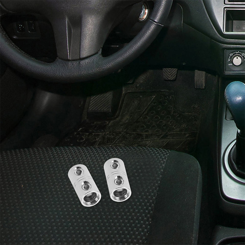 HOOWIFFY 2Pair Silver Power Cord Terminal for Car Audio System ...