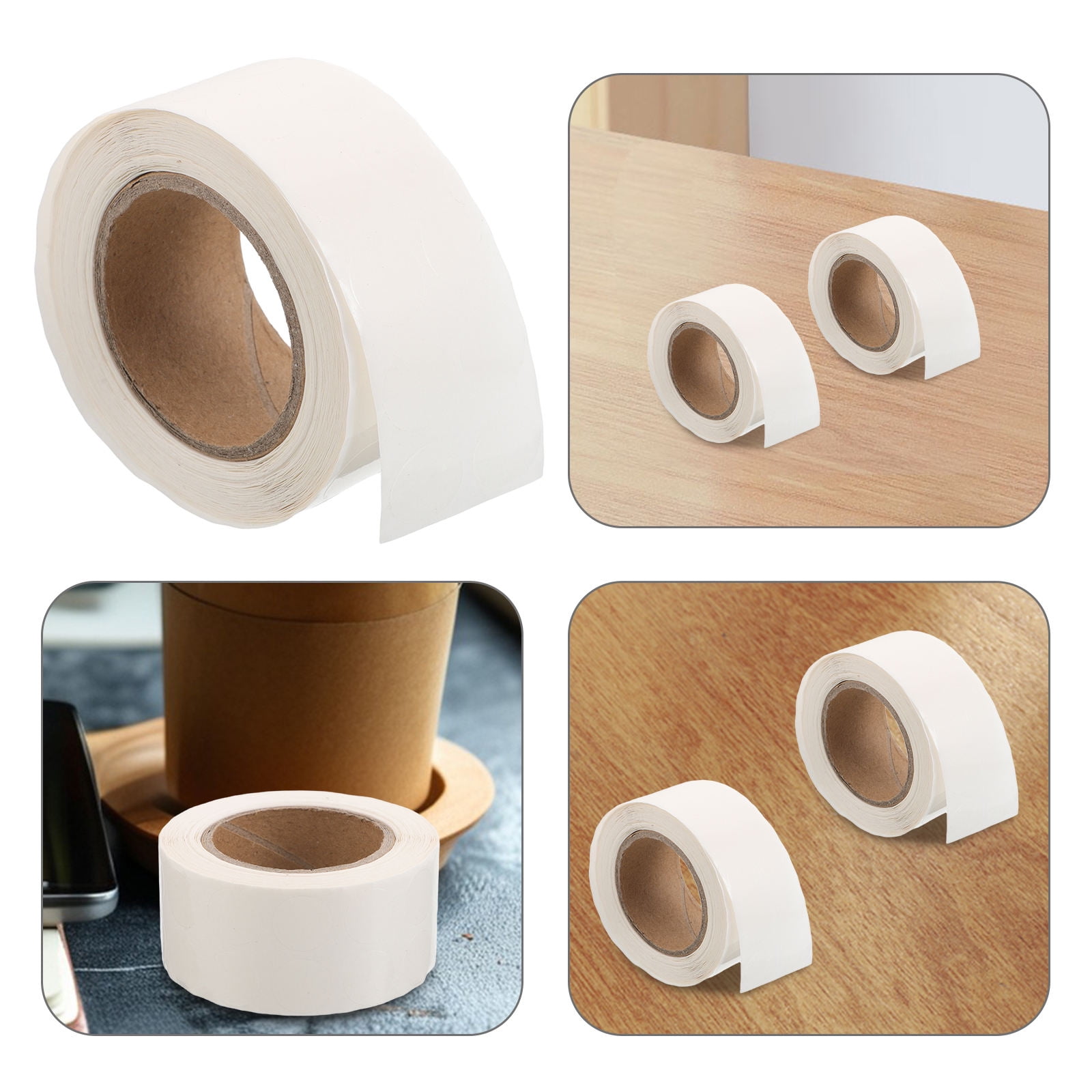 HOOWIFFY Clear Transparent Stickers Self-Adhesive for Office Writing ...