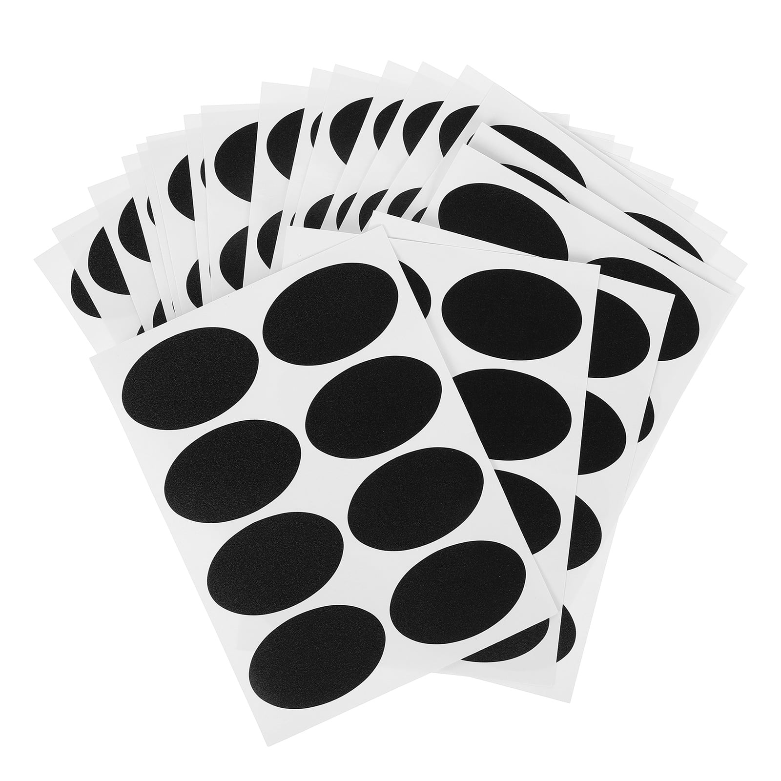 HOOWIFFY Black Bottle Labels Self Adhesive Stickers for Kitchen ...