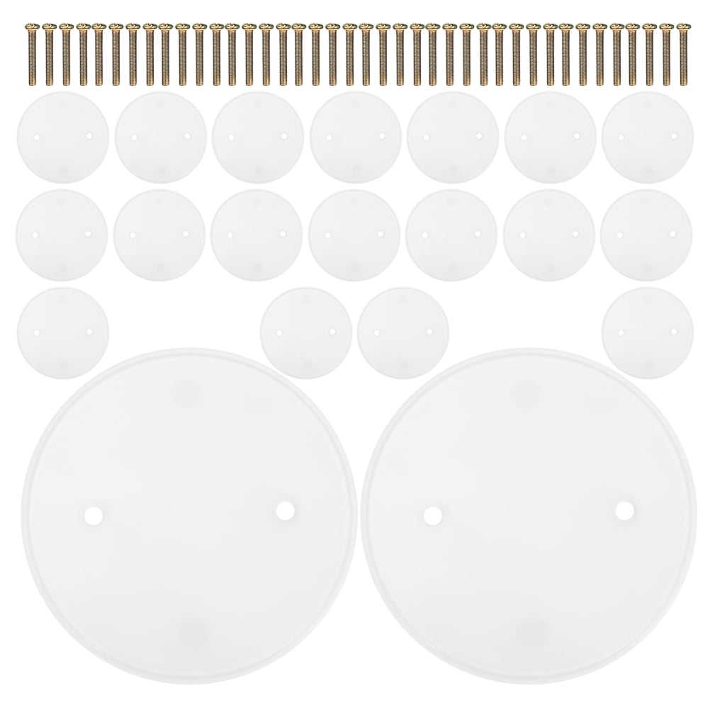 HOOWIFFY 20Pcs Ceiling Fan Cover Plate White PP Ceiling Blanking For ...