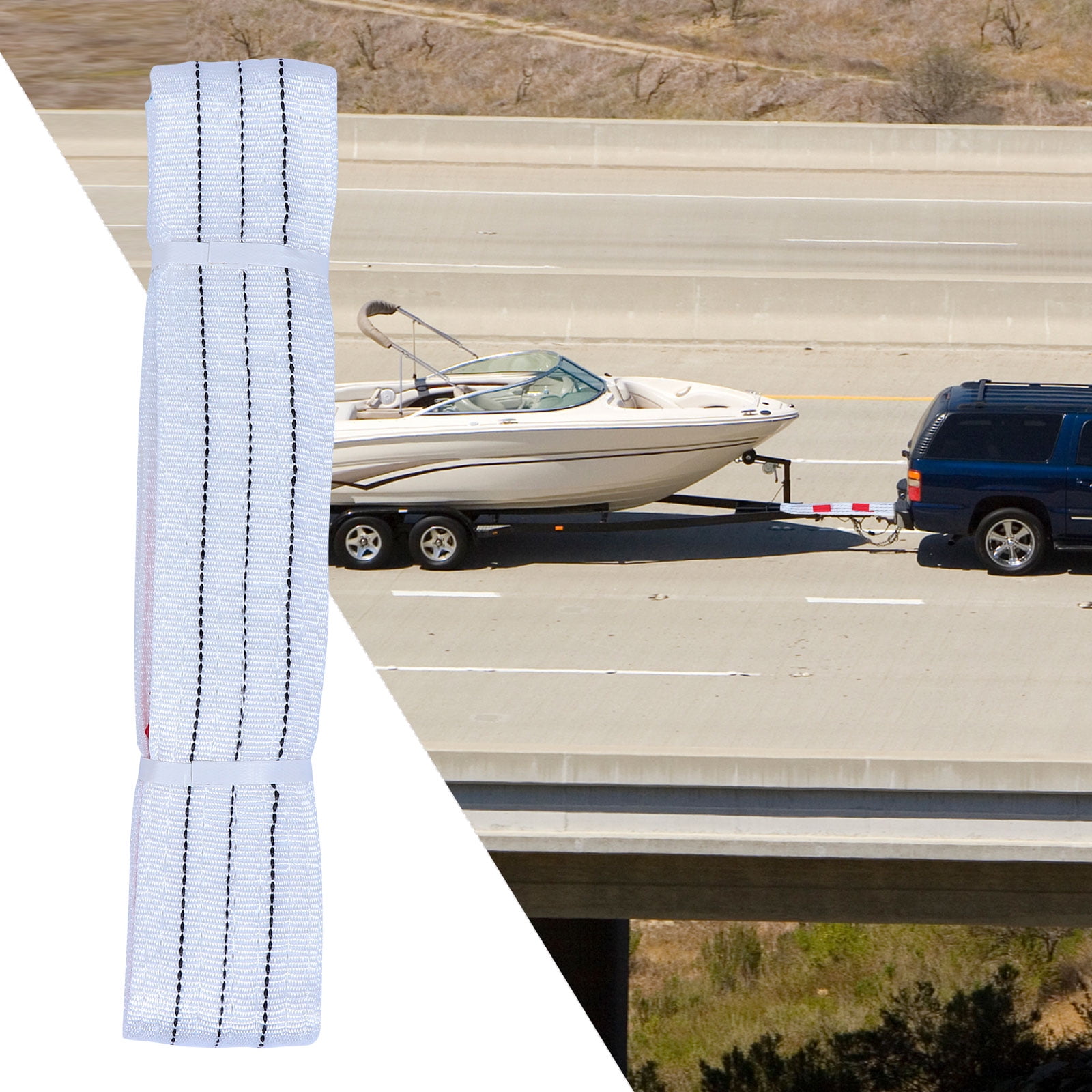 HOOWIFFY 2Pack Cargo Lifting for Civil Engineering Use Lift Sling Strap ...