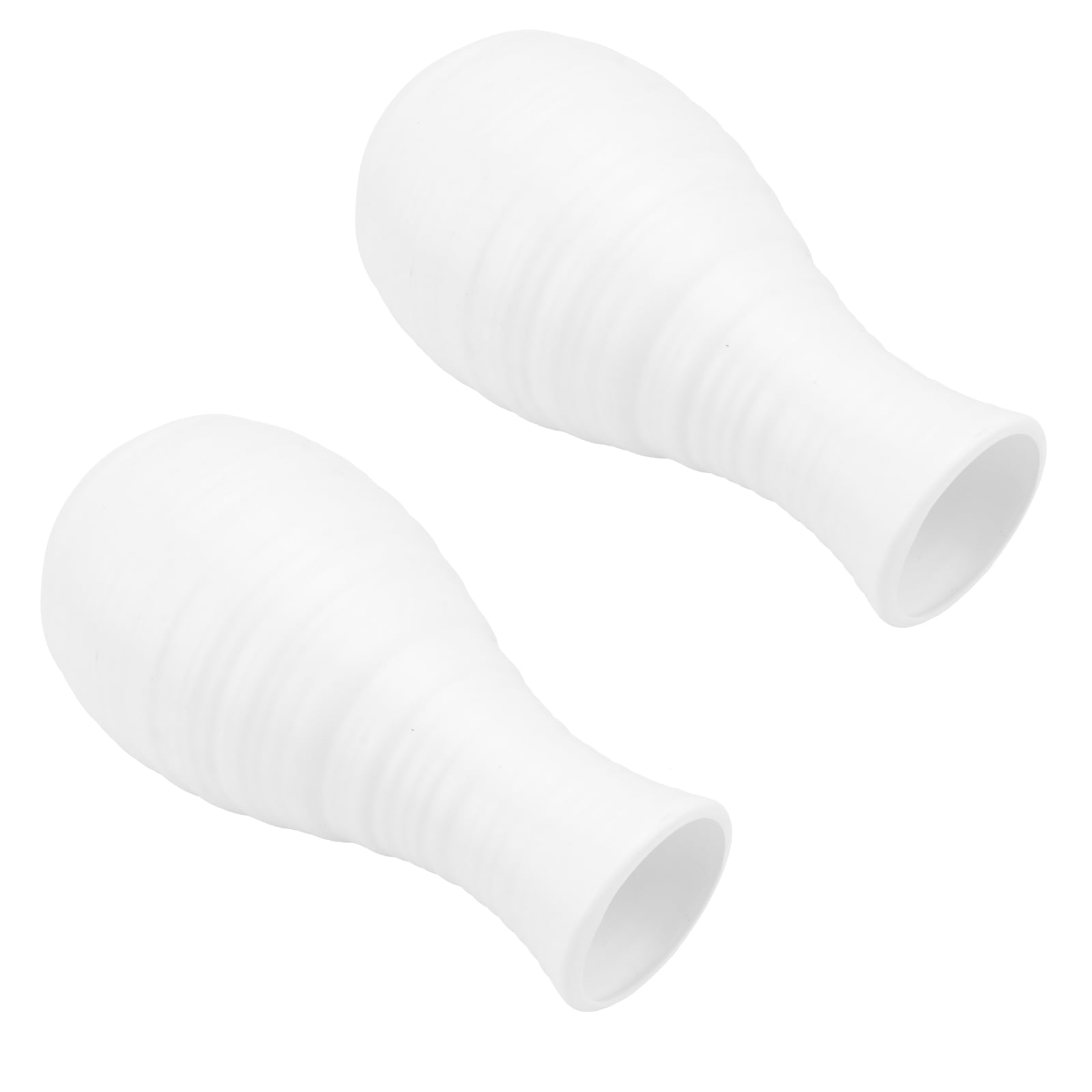 HOOWIFFY 2Pcs 8.1x2.8x2.8in Plastic Vase for Home Decor Simple Design ...