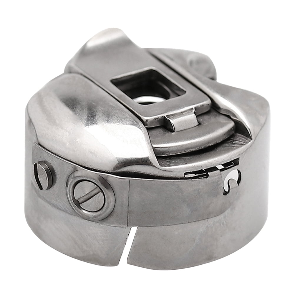 HOOWIFFY 2Pcs Silver Sewing Bobbin Case Durable Material Quick Stop for ...