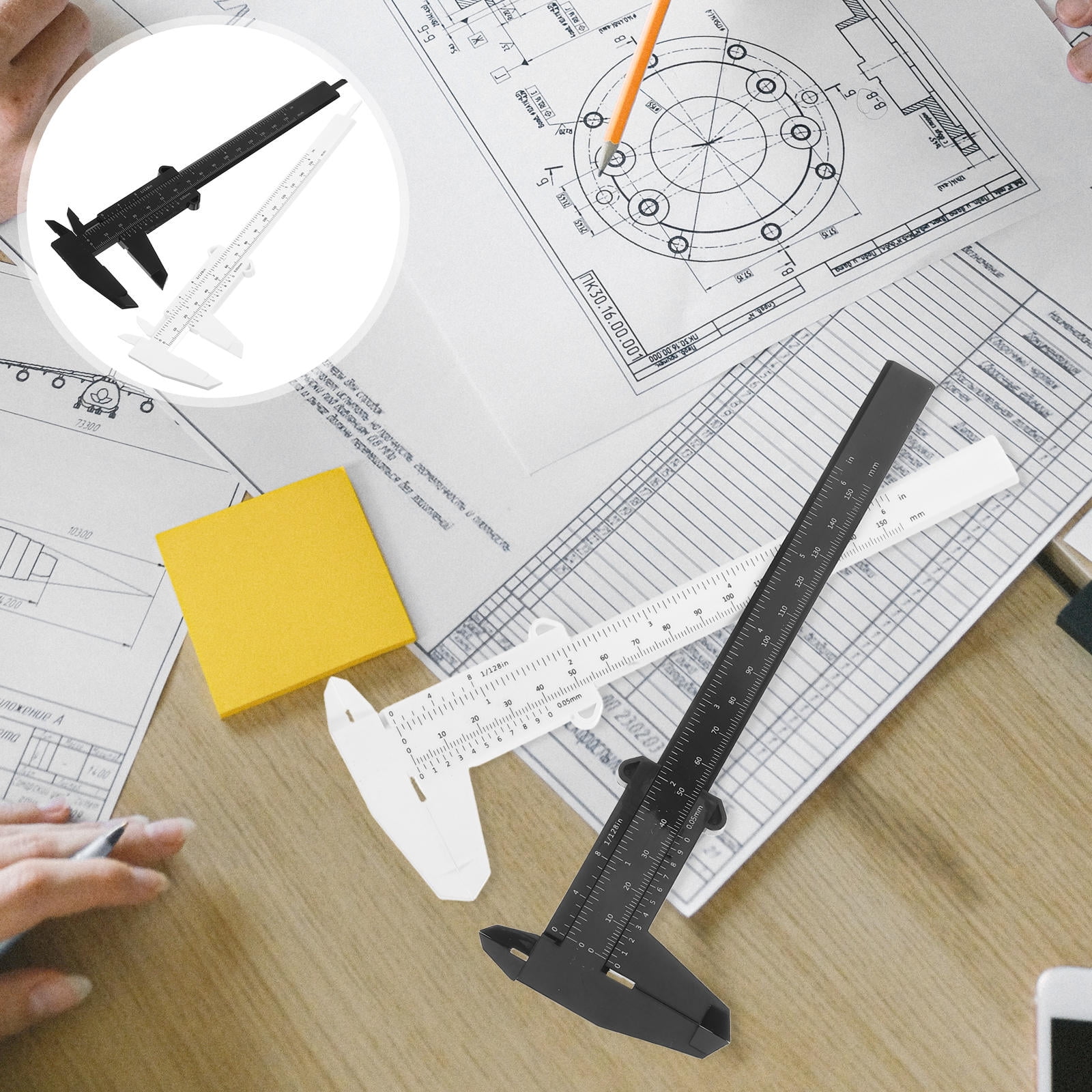 HOOWIFFY 2Pcs Mini Angle Rulers For Measuring Sliding Mechanism For ...