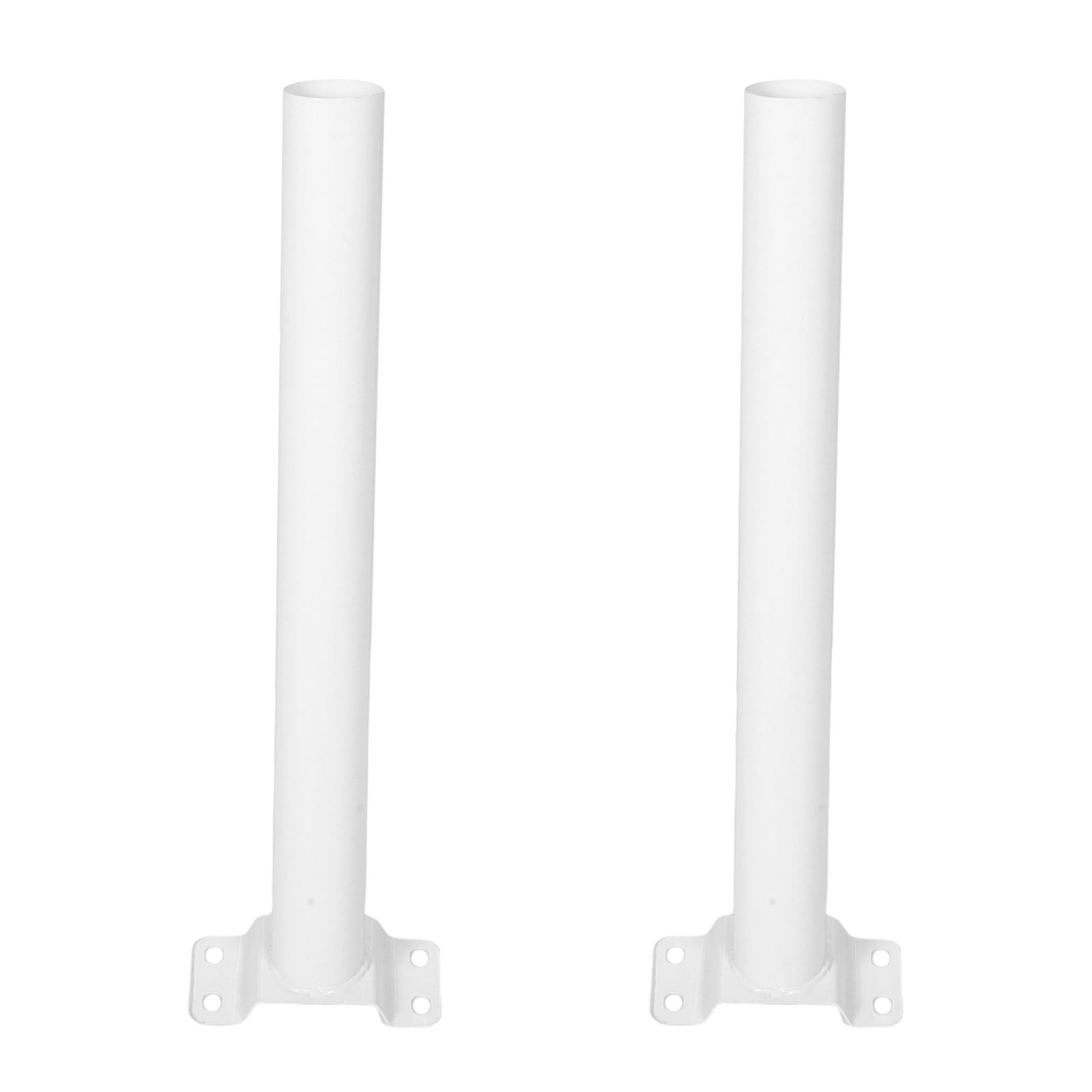 HOOWIFFY 2Pcs Solar Light Pole Mount Brackets Steel Outdoor Lamp Post ...
