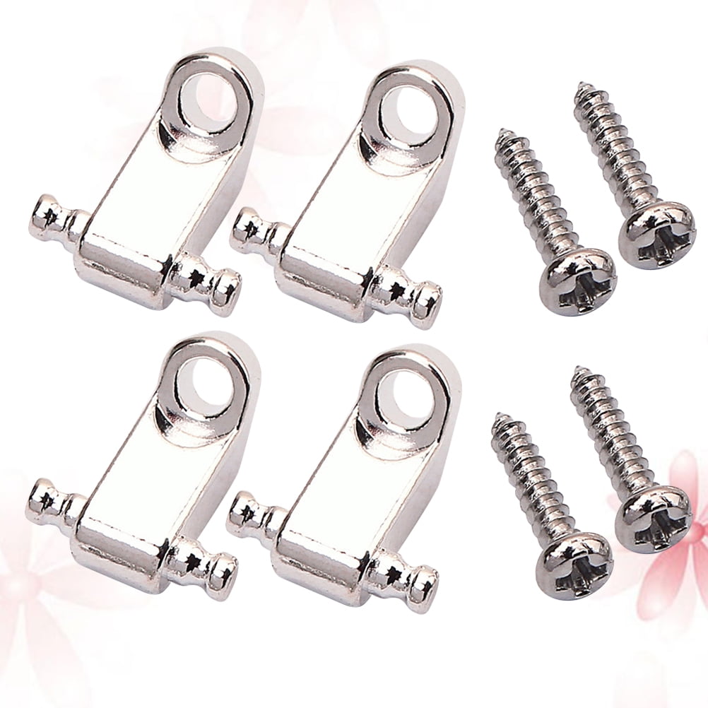 HOOWIFFY Guitar Retainer Metal Silver Electric Guitar Mounting Tree 2 ...