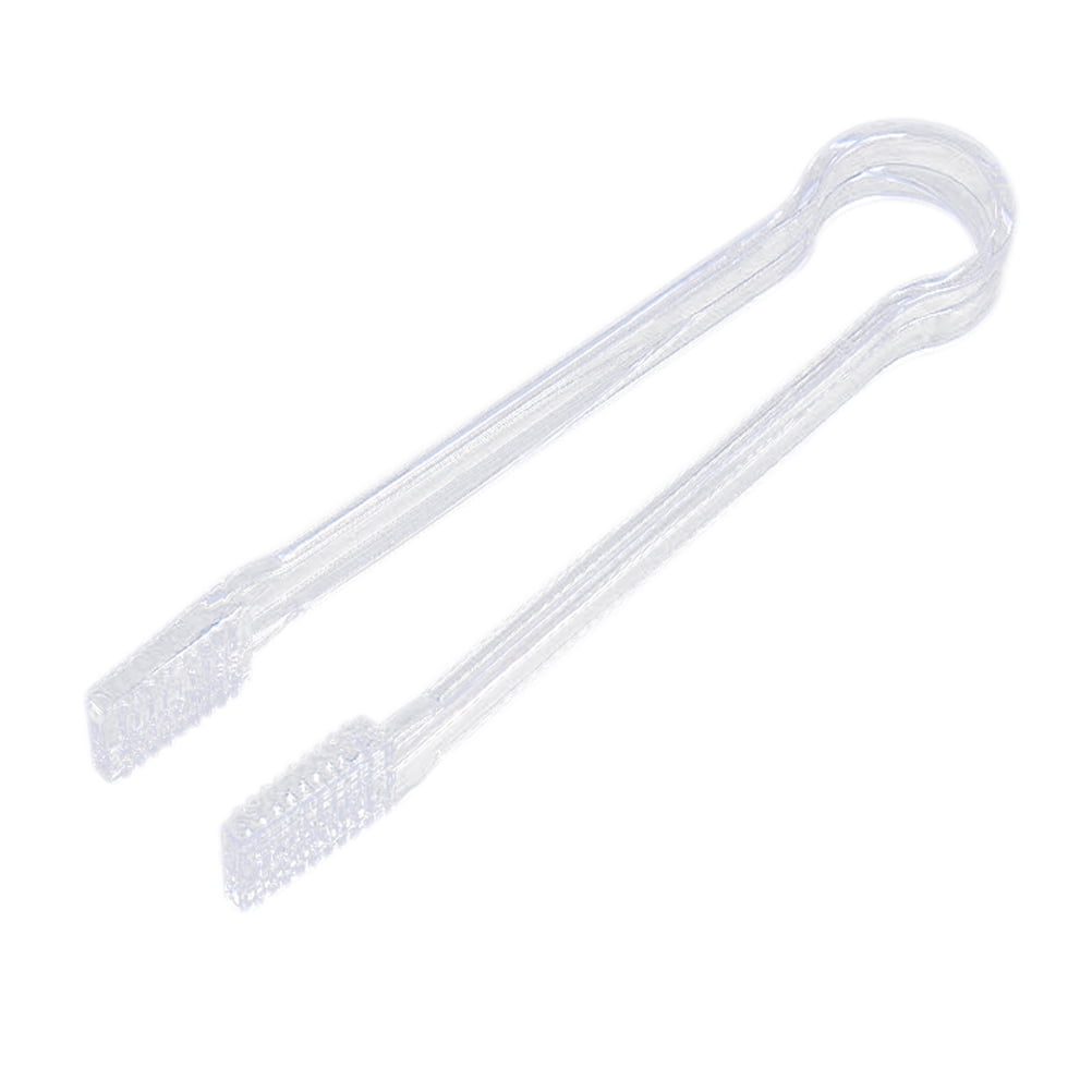 HOOWIFFY Clear Tongs Transparent Acrylic 5Pcs for Everyday Use in ...