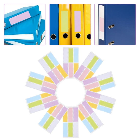 HOOWIFFY Sticker Label Sheets Hoowiffy Colored Sticky Labels for Home ...