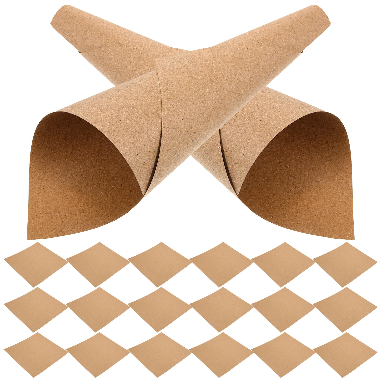 HOOWIFFY Paper Cones Crafts Yellow 30Pack 6.7X2.4X0.08In - Walmart.com