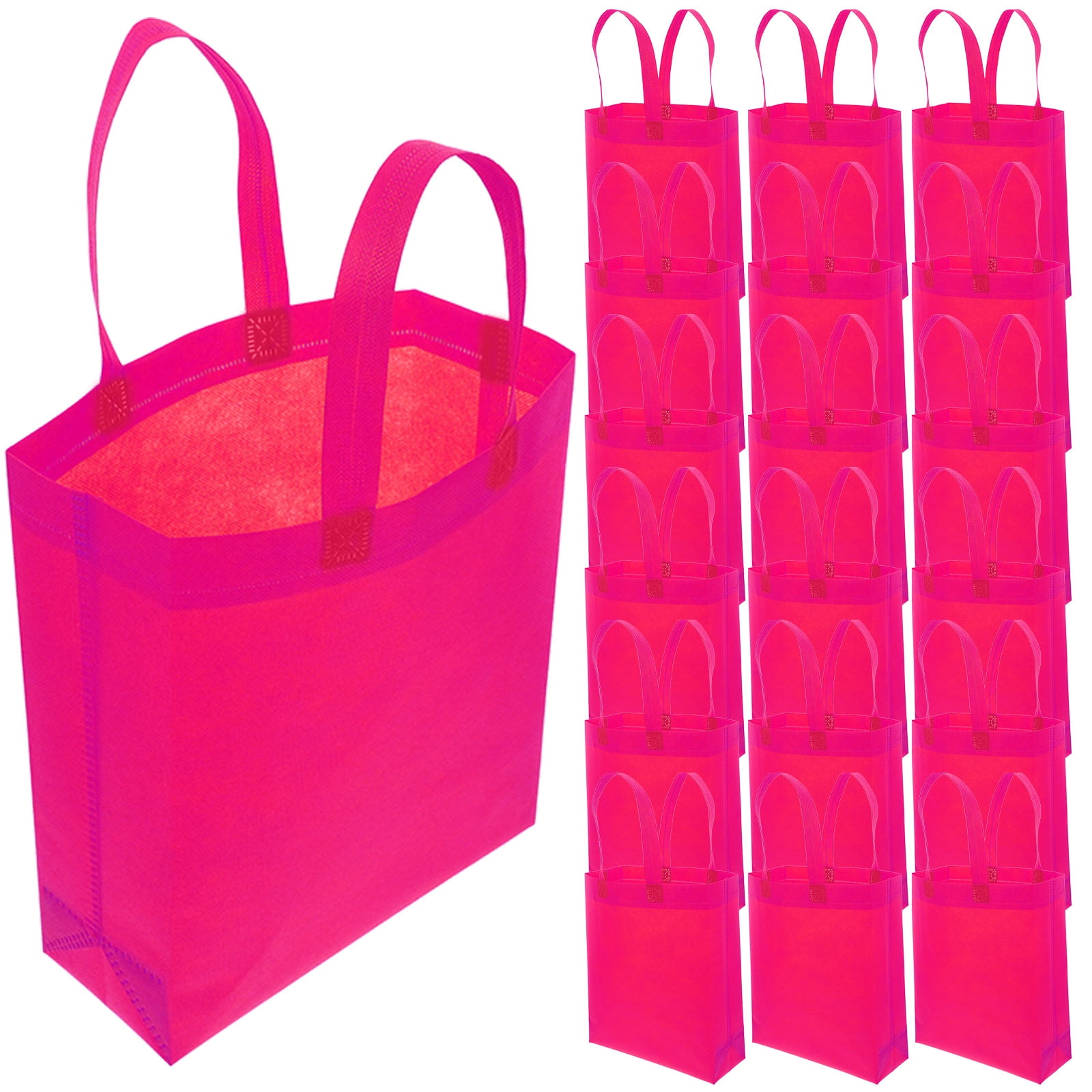 HOOWIFFY 30Pcs Multi Purpose Non Woven Tote Bags for Parties and ...