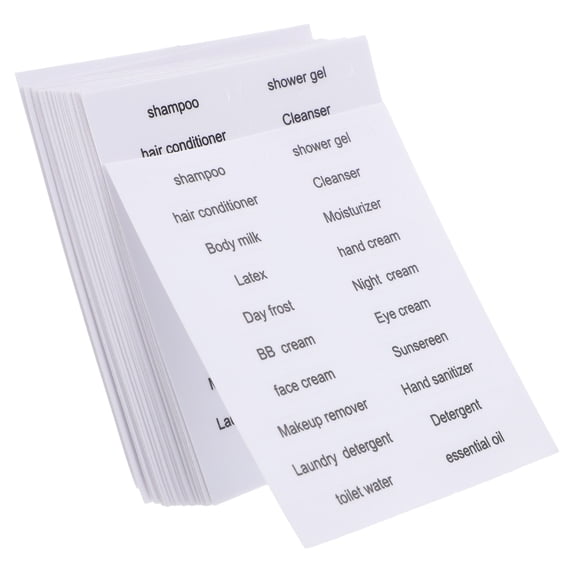 HOOWIFFY 30Pcs Small Label Stickers for Jars and Bottles Waterproof for ...