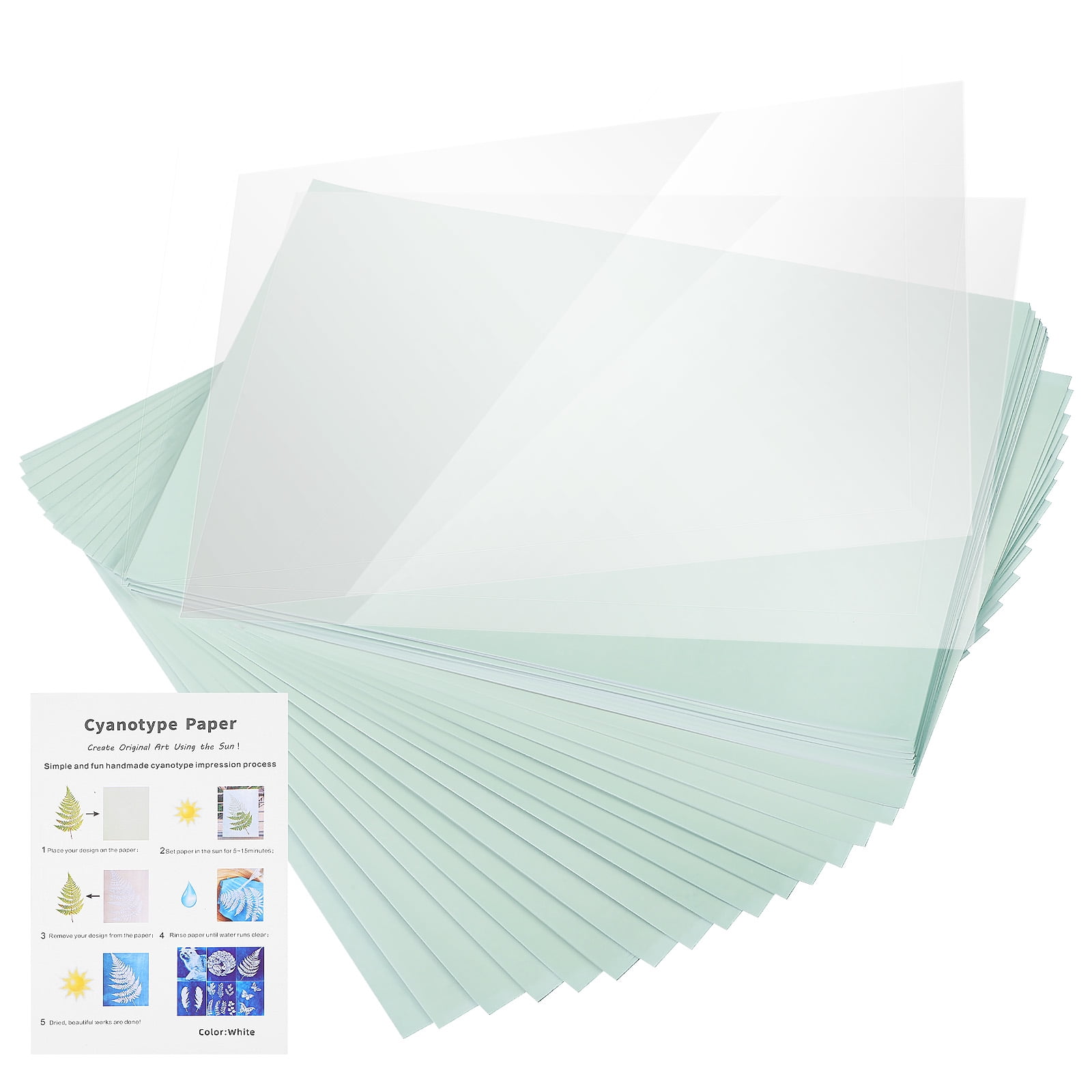HOOWIFFY Cyanotype Paper Kit Versatile Use Ample Supply Handmade ...