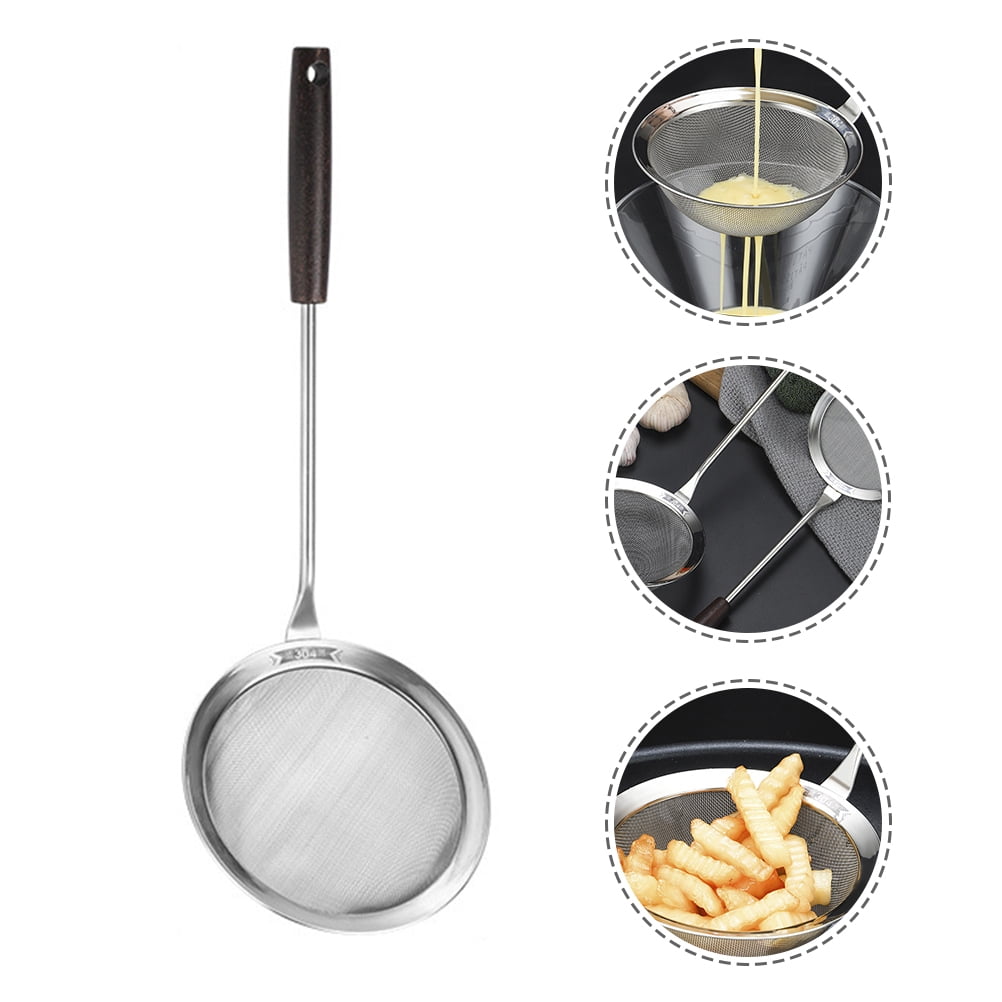 HOOWIFFY Oil Filtering Scoop with Hanging Handle for Kitchen Cooking ...