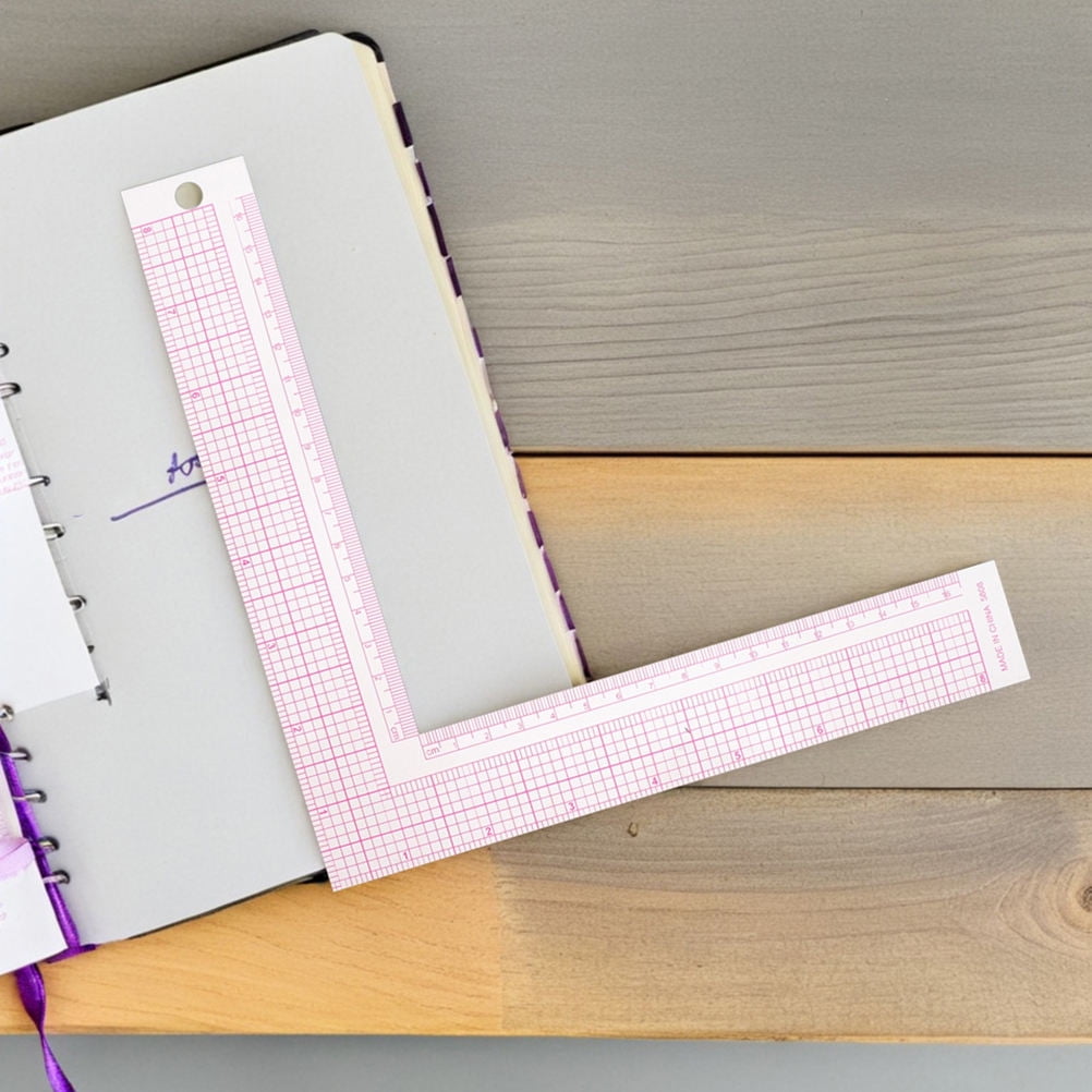 HOOWIFFY 3Pcs Clear Plastic L Square Curve Rulers Sewing Gauge for ...