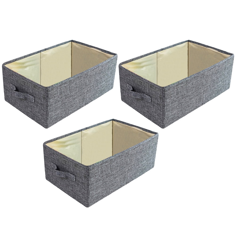 HOOWIFFY 3Pcs Wardrobe Clothes Organizer Bins for Closet and Shelves ...