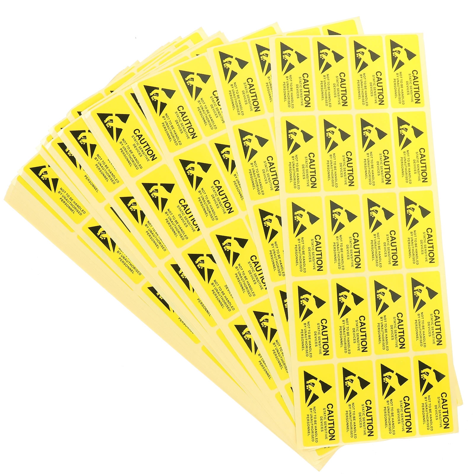 HOOWIFFY 450Pcs Synthetic Material Stickers Warning Sign for Office Use ...