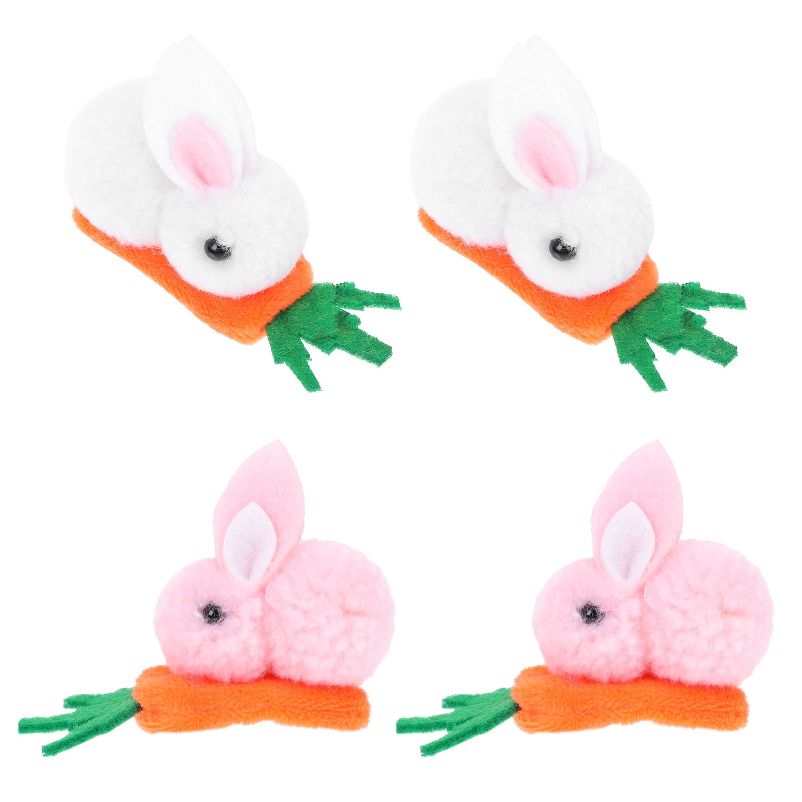 HOOWIFFY 4Pcs Bun Clips for Hair Rabbit Shape Perfect for Hairstyles in ...