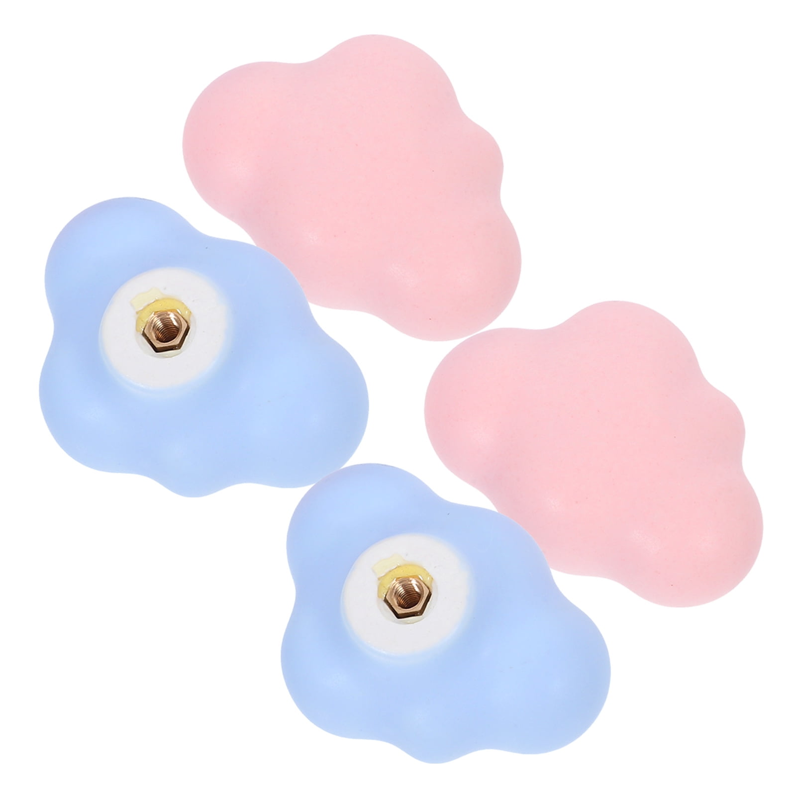 HOOWIFFY 4Pcs Cute Drawer Pulls Cloud Drawer Knobs for Dresser Hardware ...